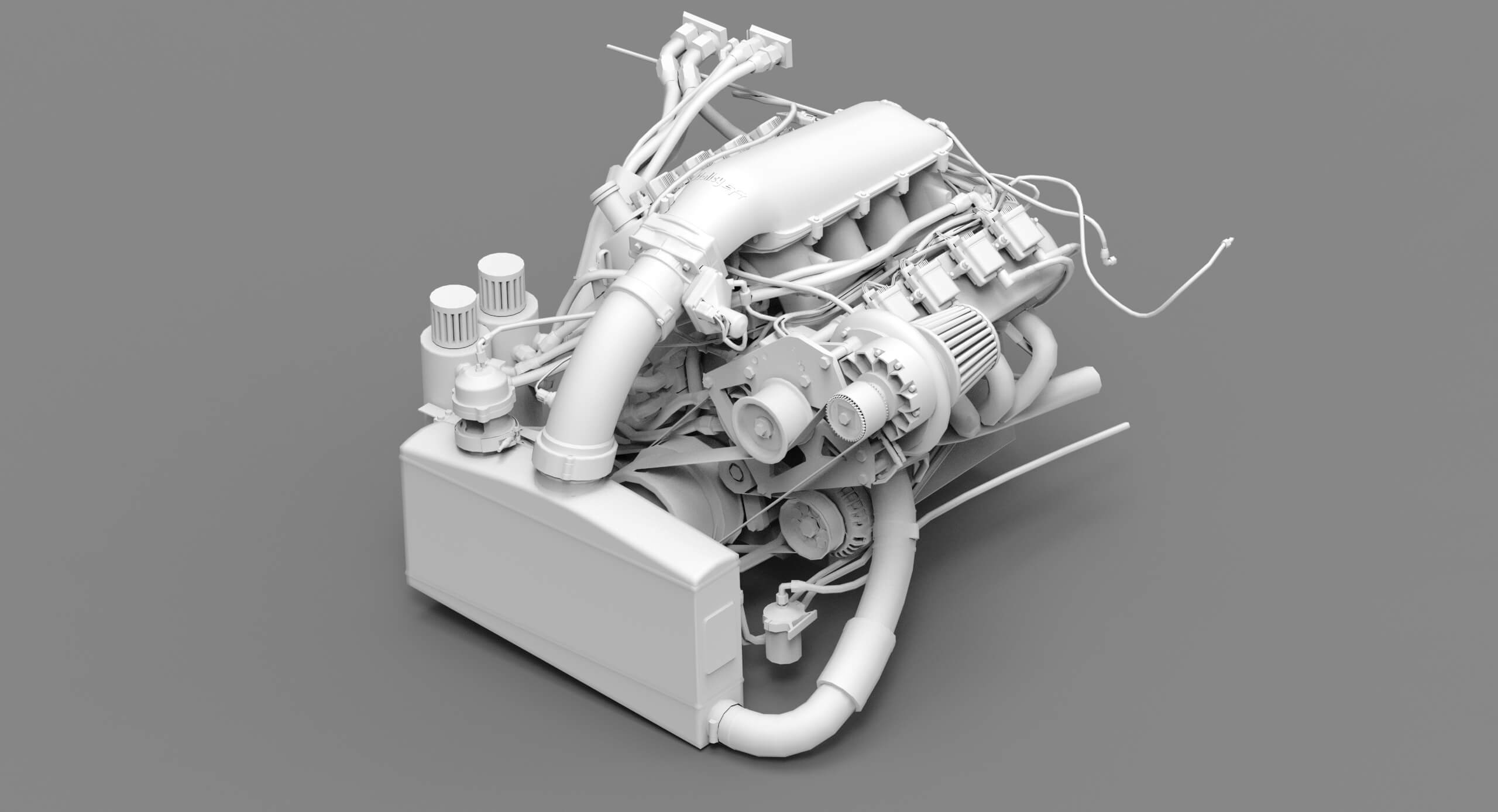 LS V8 Engine - 3D Model by impulse99