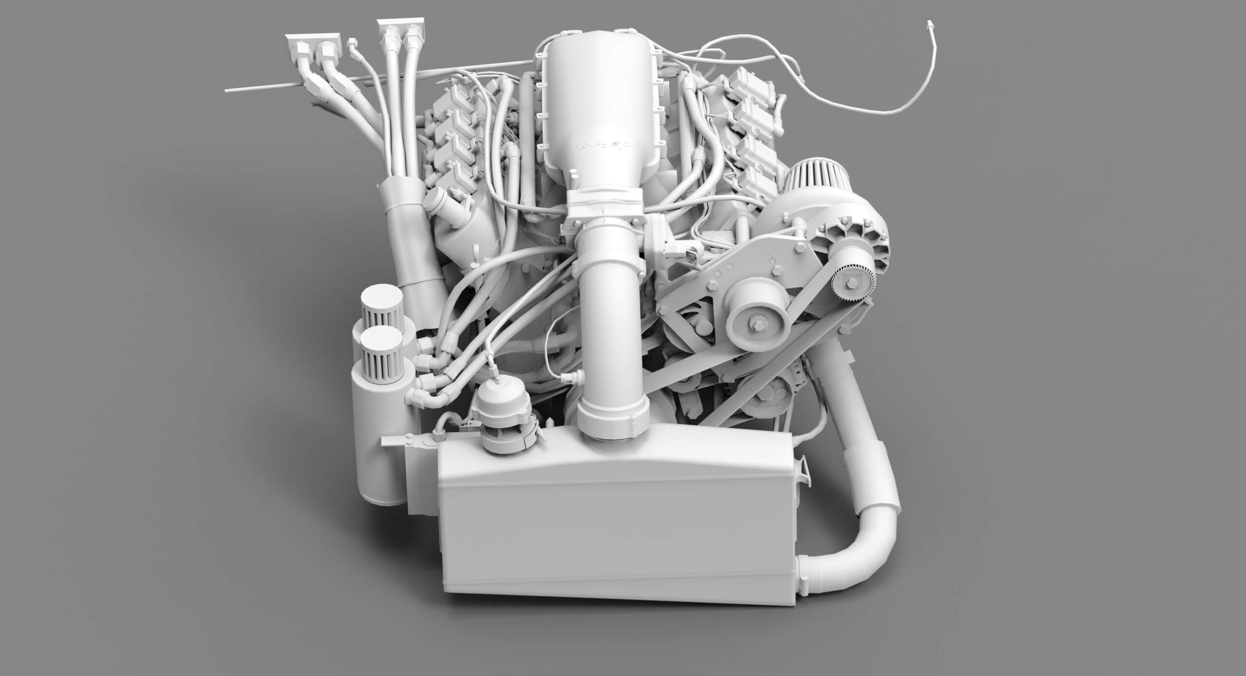 LS V8 Engine - 3D Model by impulse99