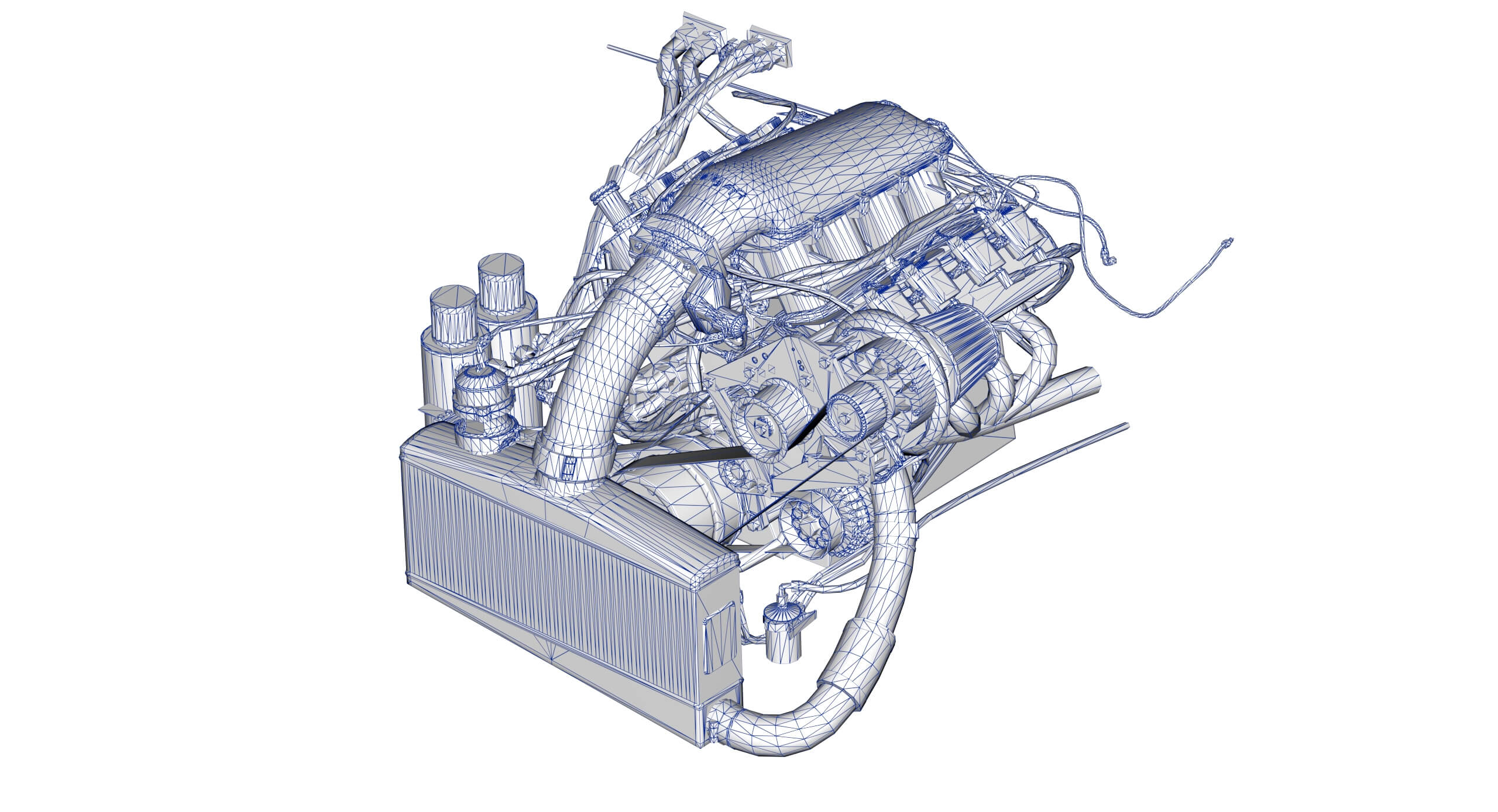 LS V8 Engine - 3D Model by impulse99