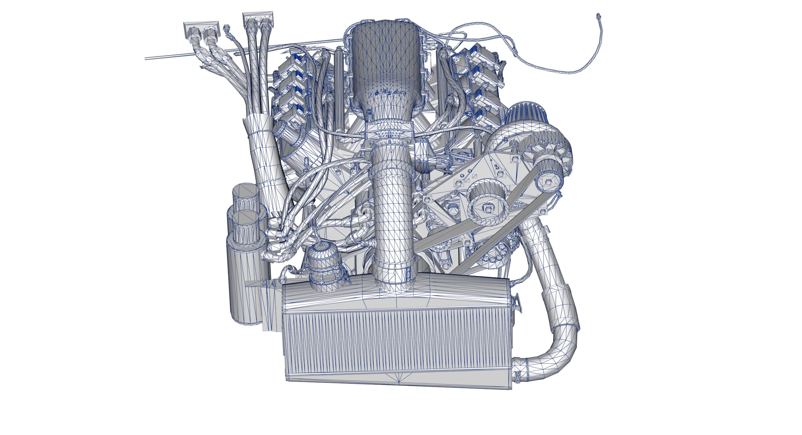 LS V8 Engine - 3D Model by impulse99