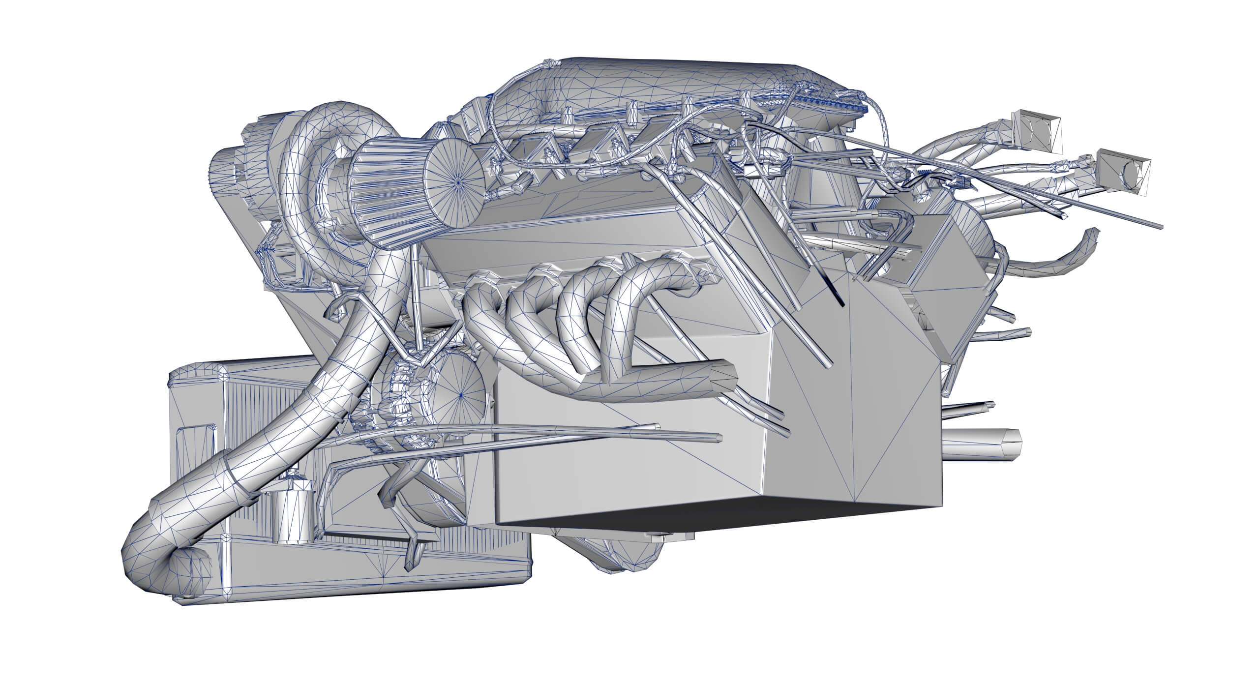LS V8 Engine - 3D Model by impulse99
