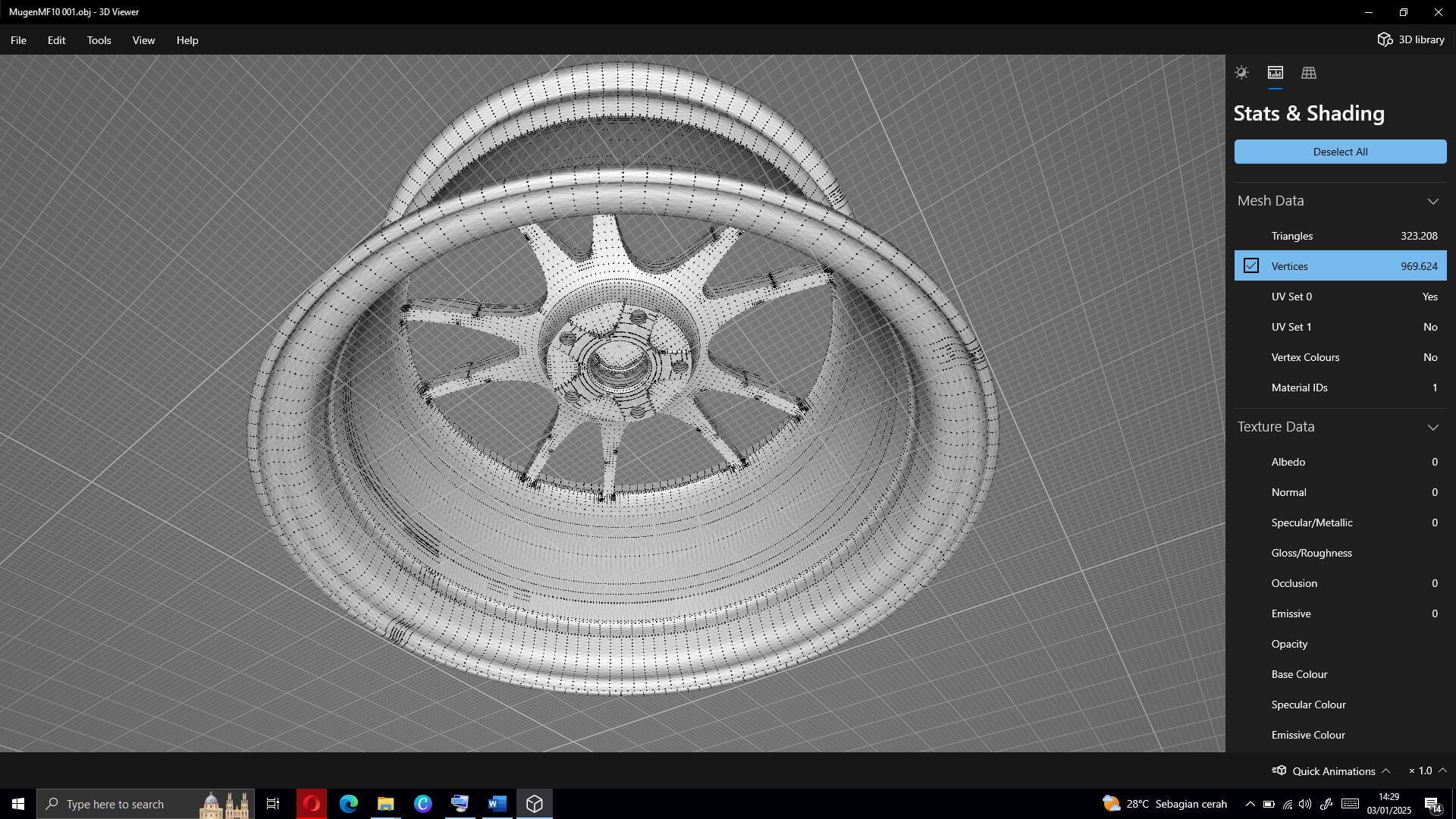 Mugen MF10 Wheel - 3D Model by impulse99