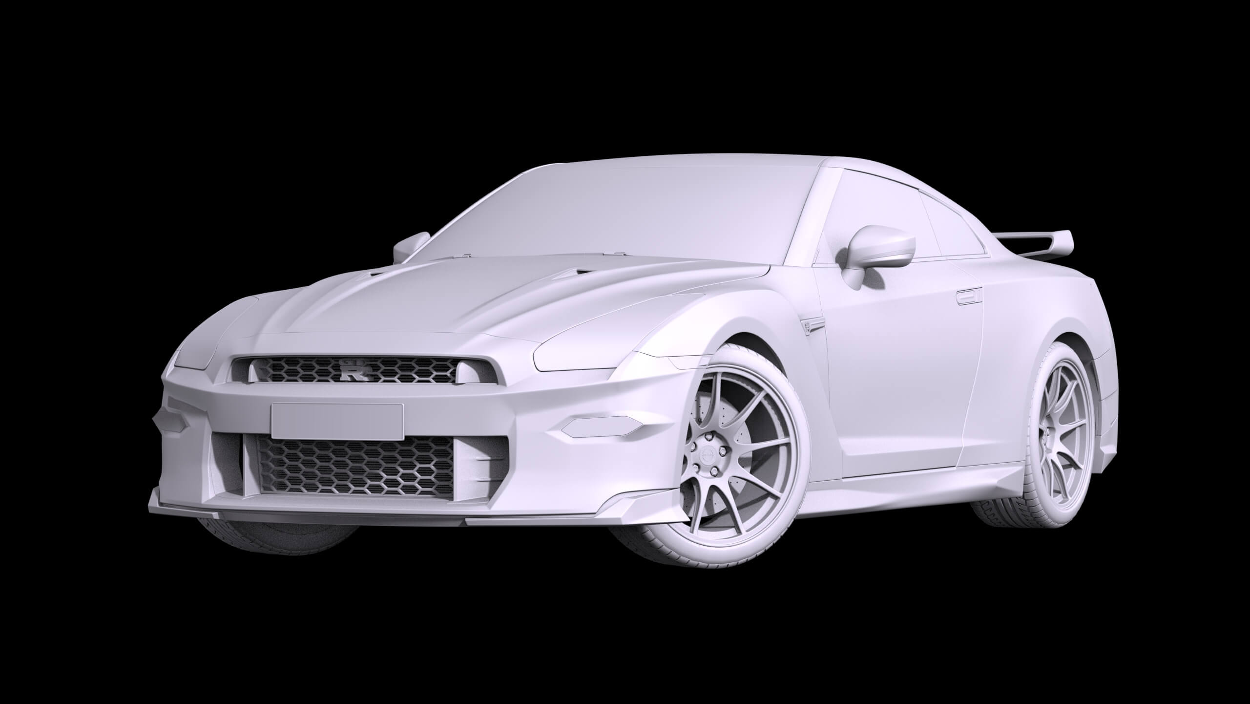 Nissan GT-R R35 2024 3D Model by impulse99