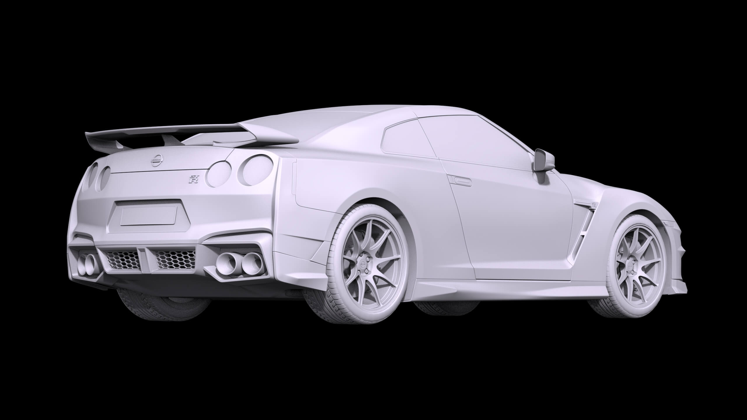 Nissan GT-R R35 2024 3D Model by impulse99