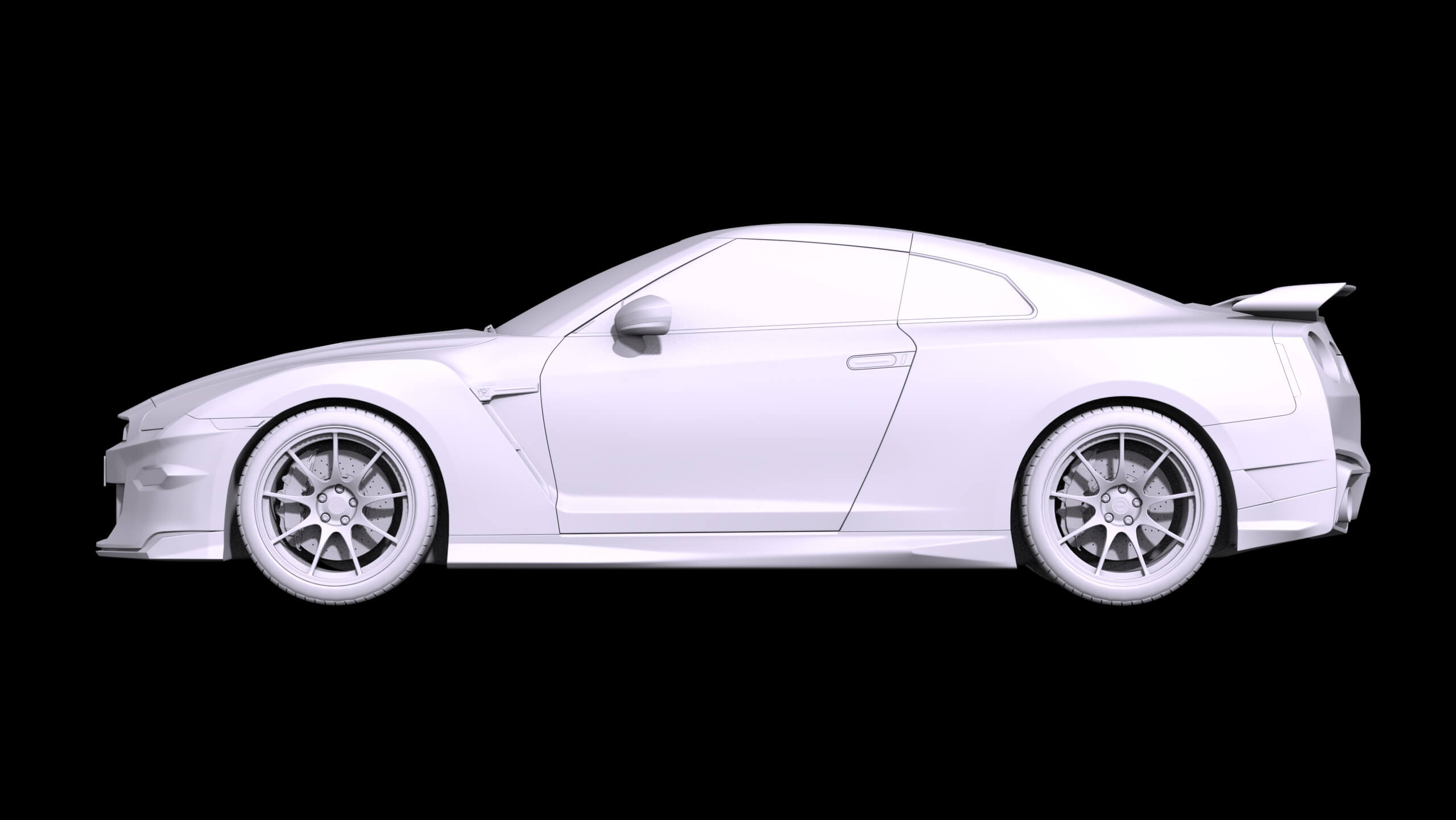 Nissan GT-R R35 2024 3D Model by impulse99