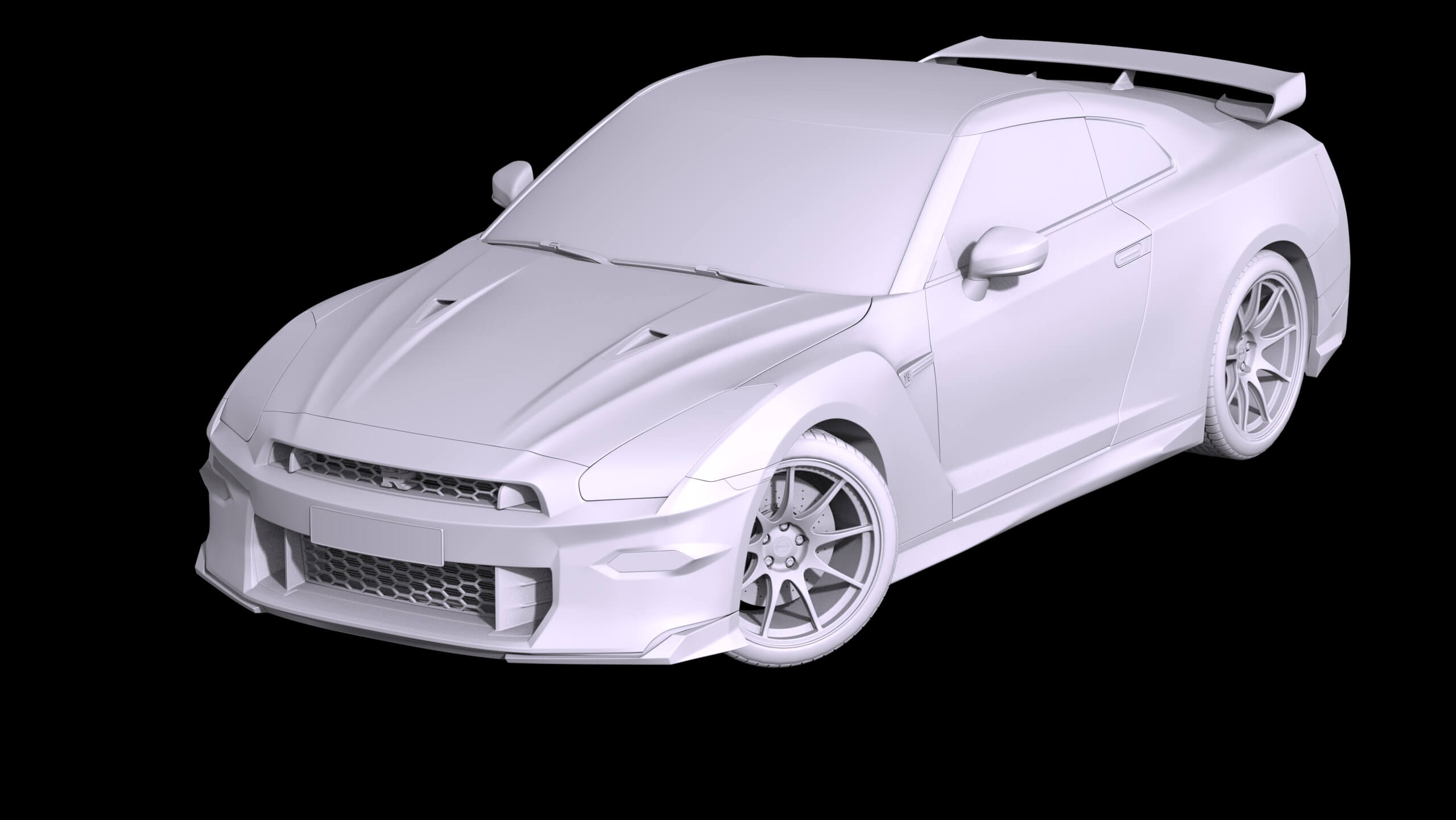 Nissan GT-R R35 2024 3D Model by impulse99