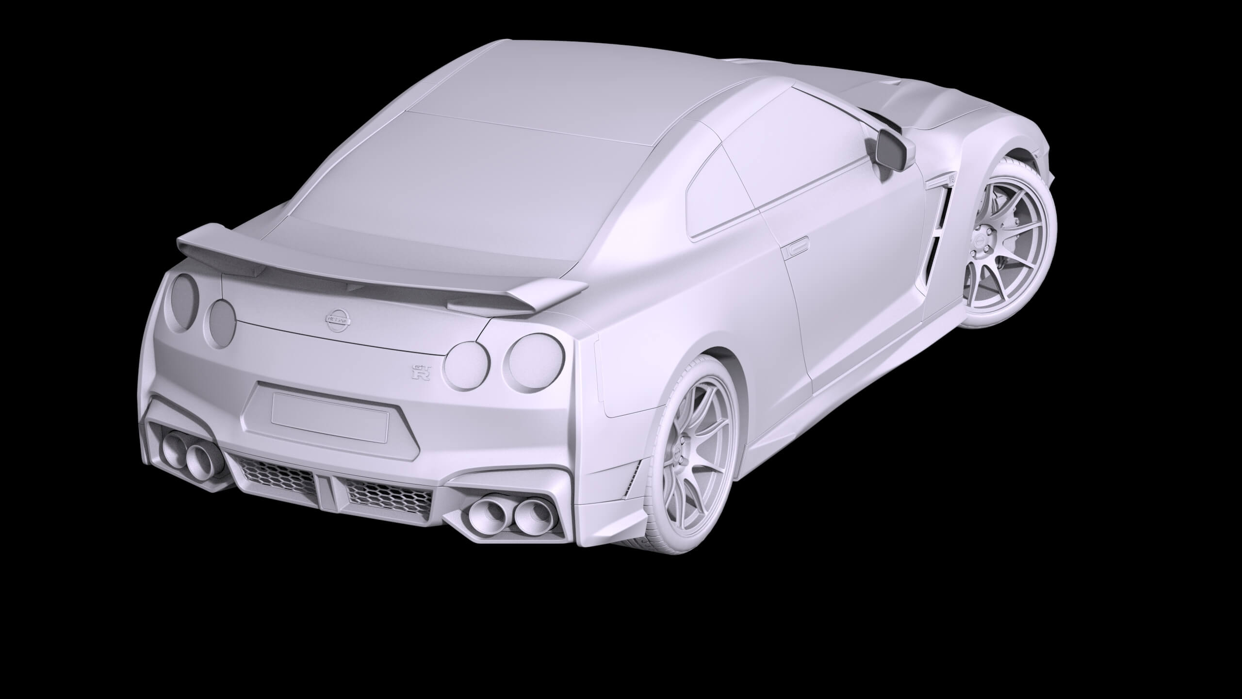 Nissan GT-R R35 2024 3D Model by impulse99