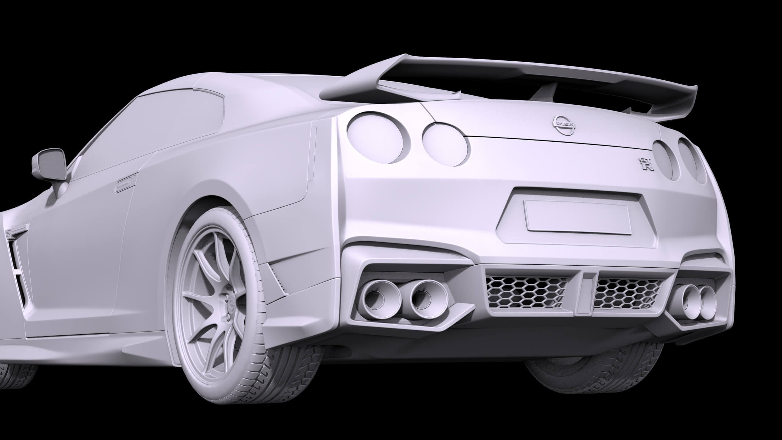 Nissan GT-R R35 2024 3D Model by impulse99