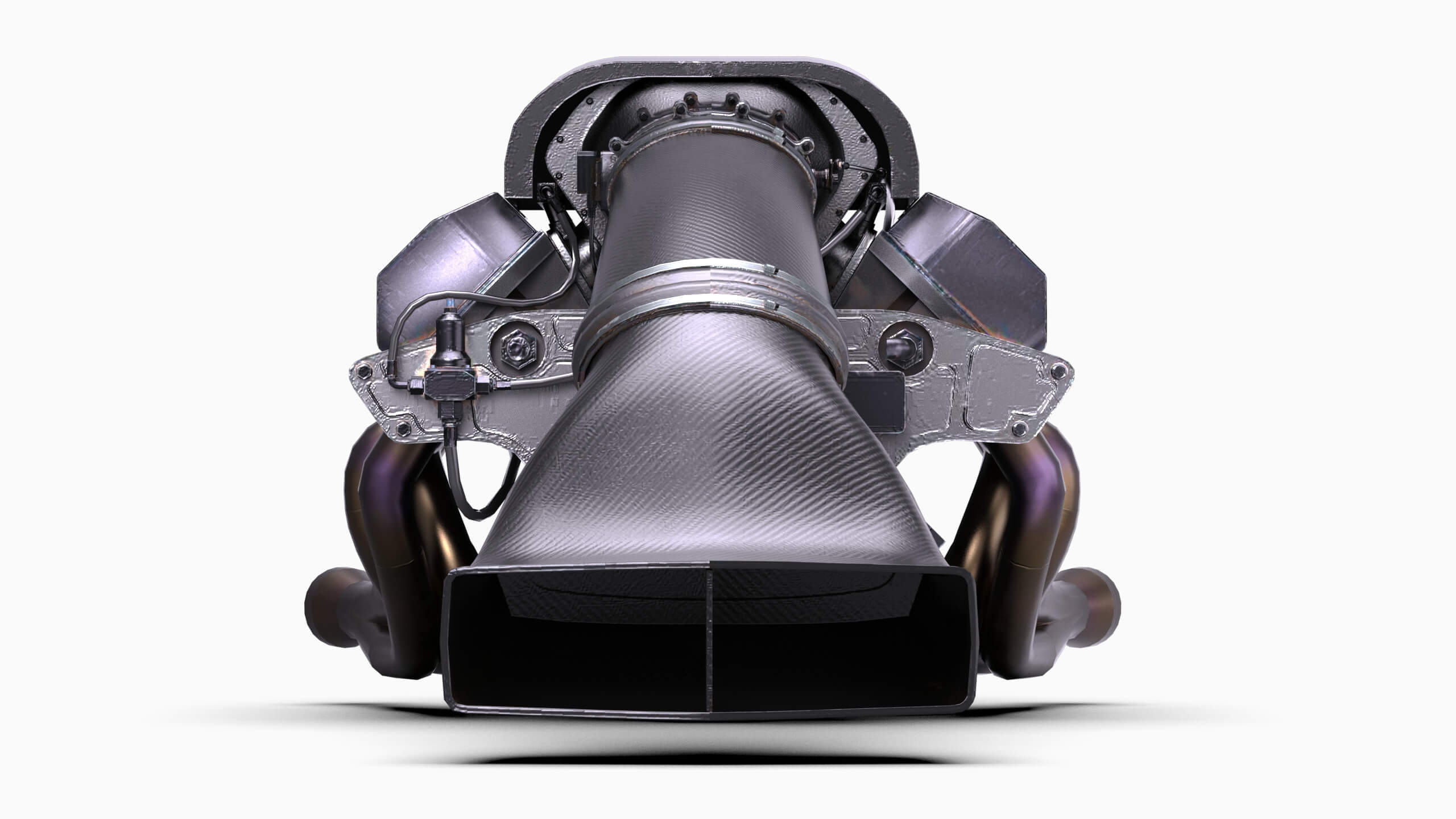 Prostock NHRA Drag Race V8 Engine - 3D Model by impulse99