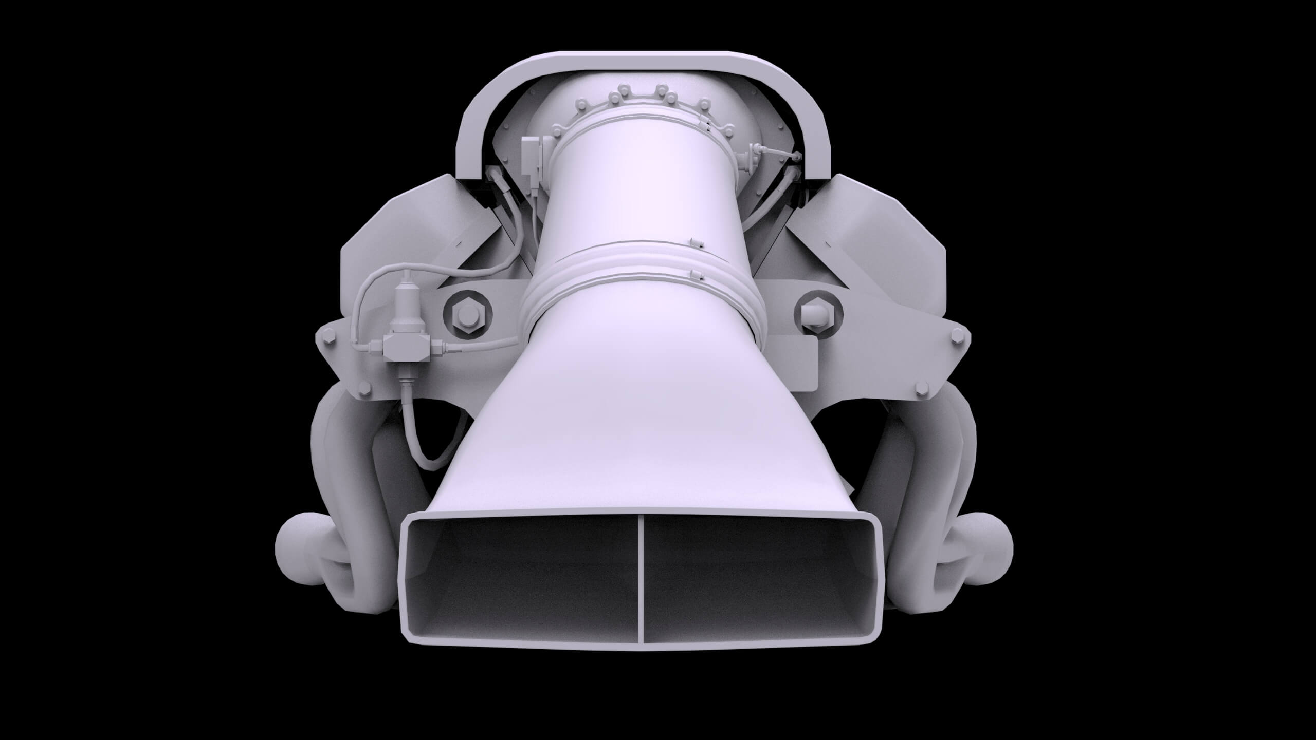 Prostock NHRA Drag Race V8 Engine - 3D Model by impulse99