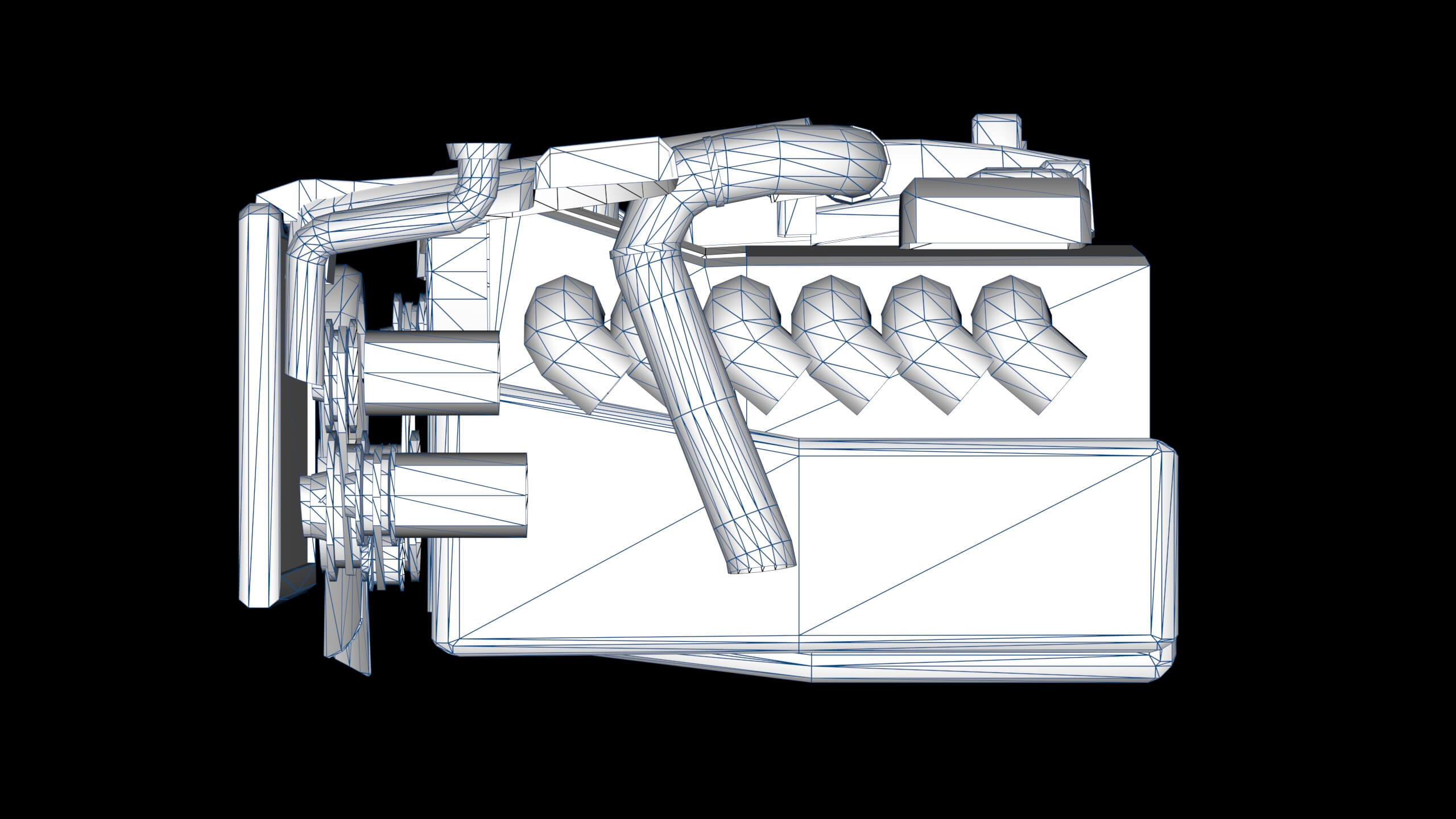 RB25DET Neo Engine - 3D Model by impulse99