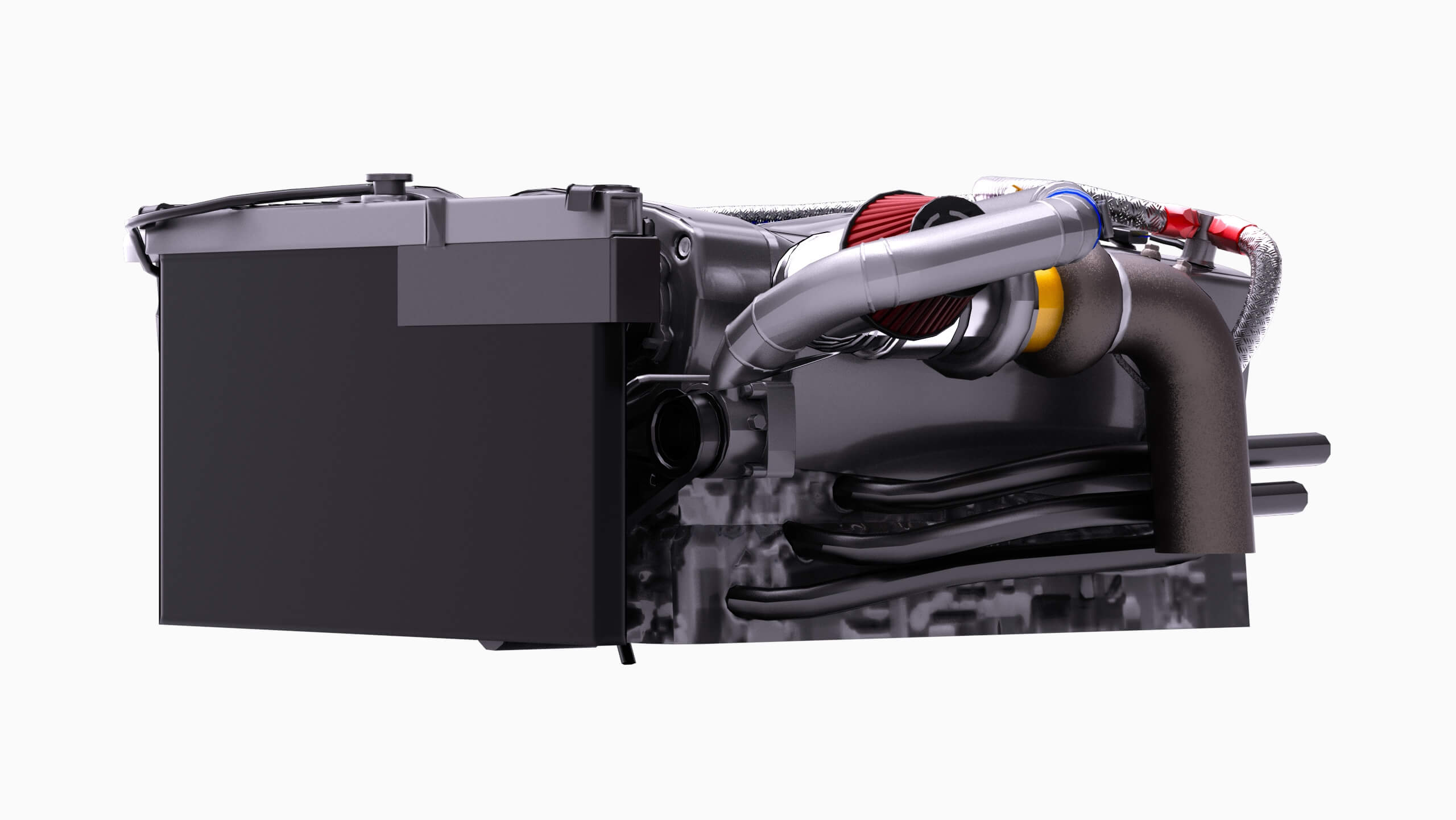 RB26 Inline 6 600Hp Turbonetics Engine - 3D Model by impulse99