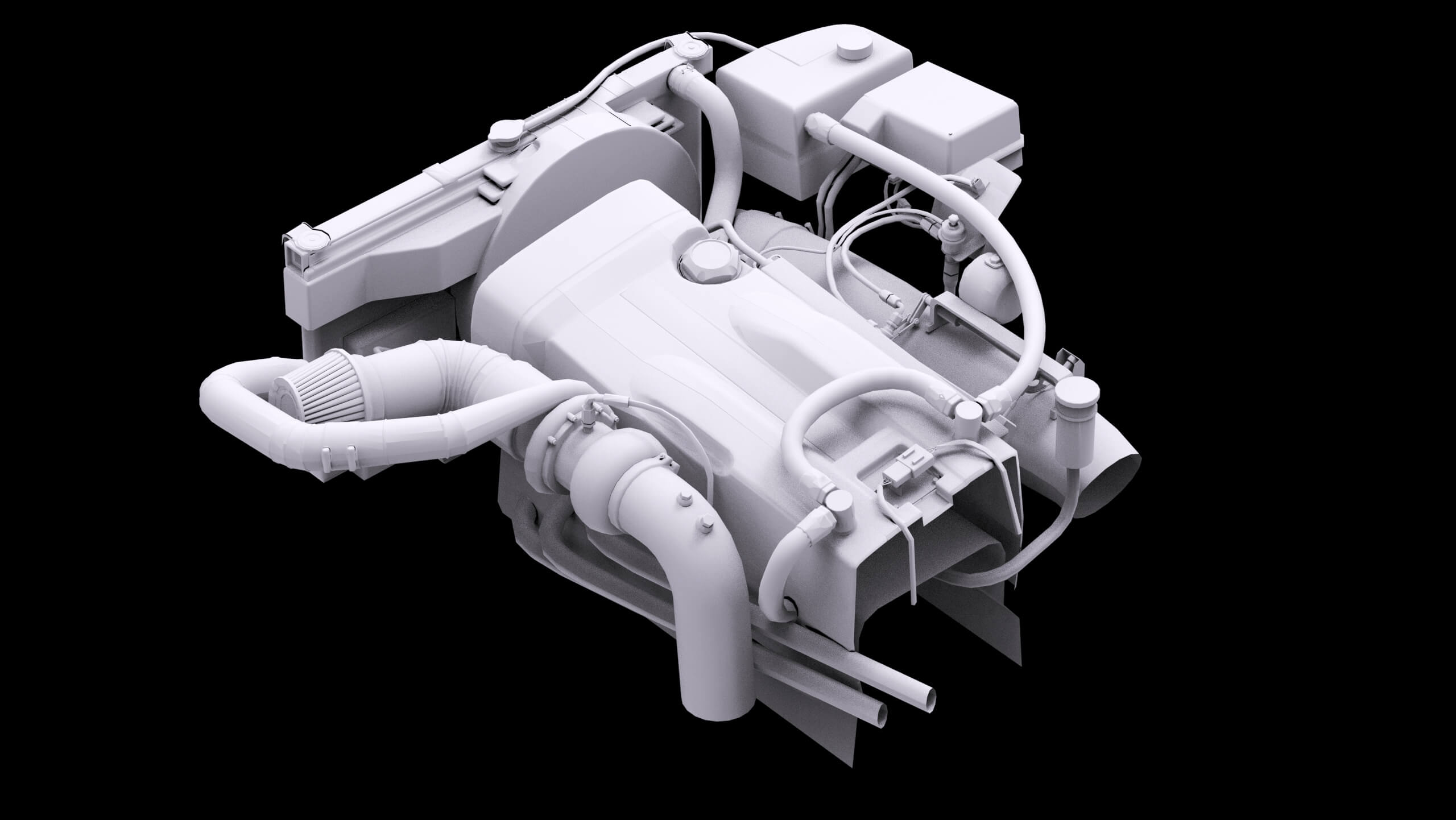 RB26 Inline 6 600Hp Turbonetics Engine - 3D Model by impulse99