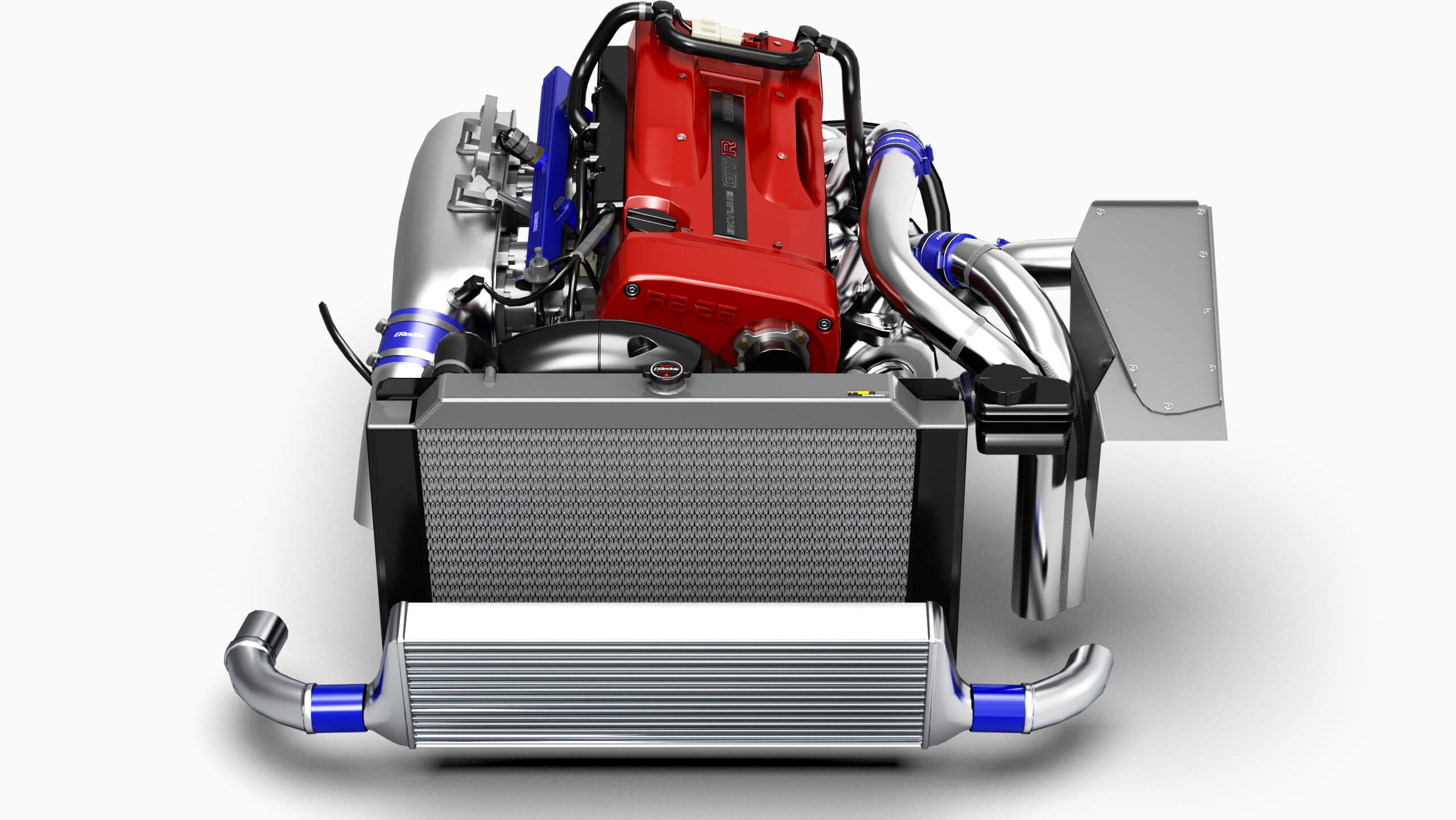 RB26DETT Greddy Engine - 3D Model by impulse99