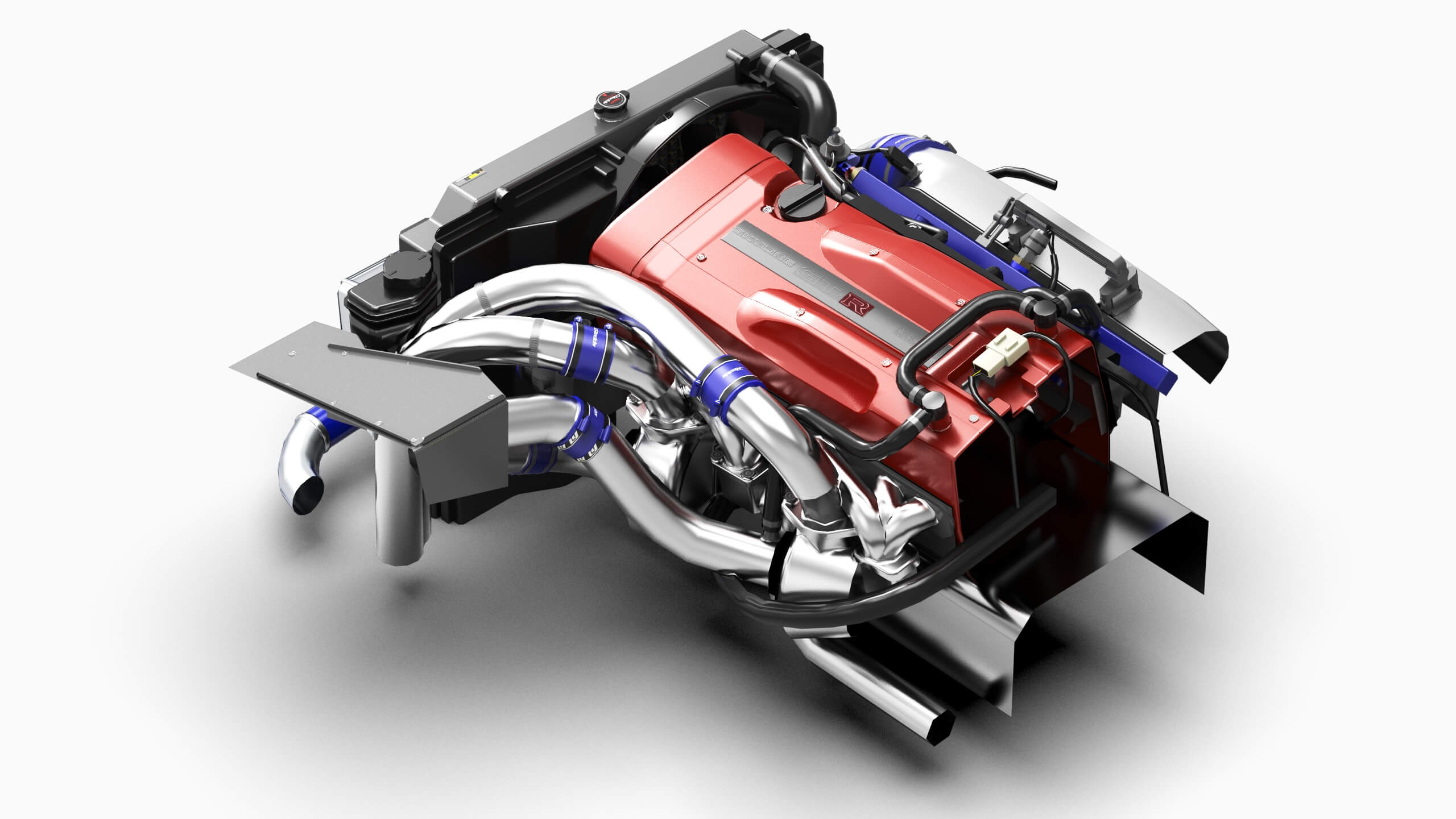 RB26DETT Greddy Engine - 3D Model by impulse99