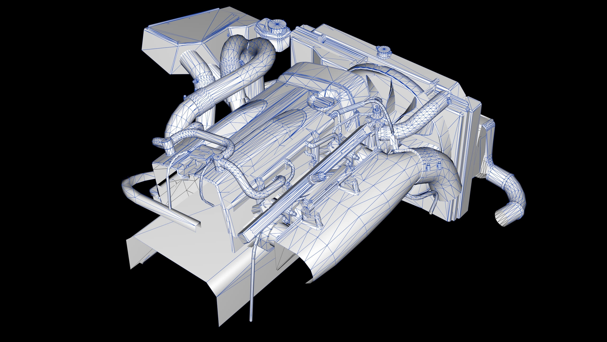 RB26DETT Greddy Engine - 3D Model by impulse99