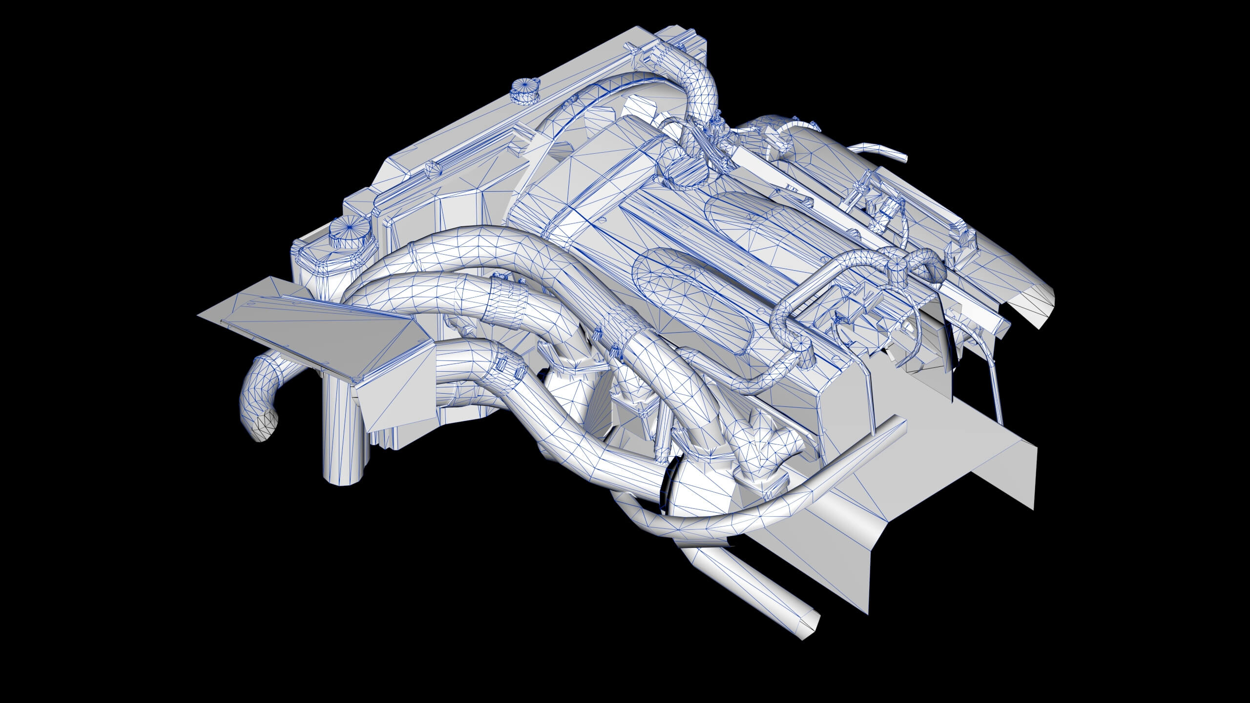 RB26DETT Greddy Engine - 3D Model by impulse99