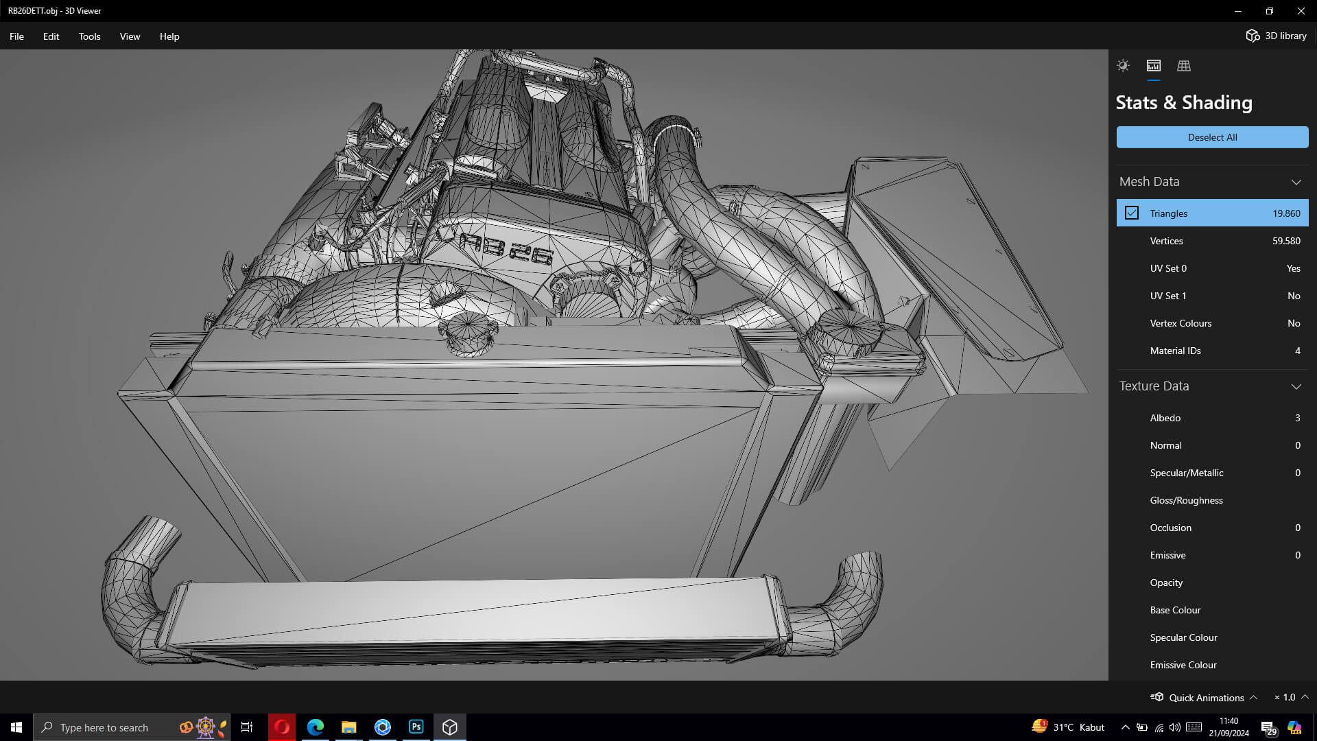 RB26DETT Greddy Engine - 3D Model by impulse99