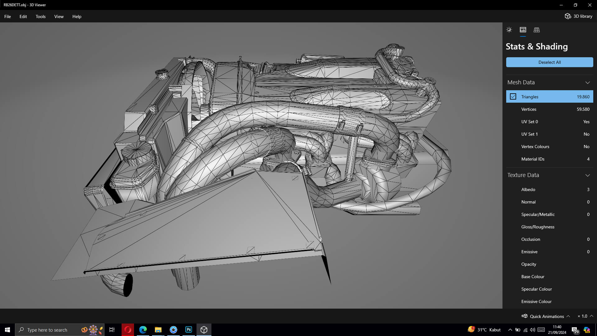 RB26DETT Greddy Engine - 3D Model by impulse99