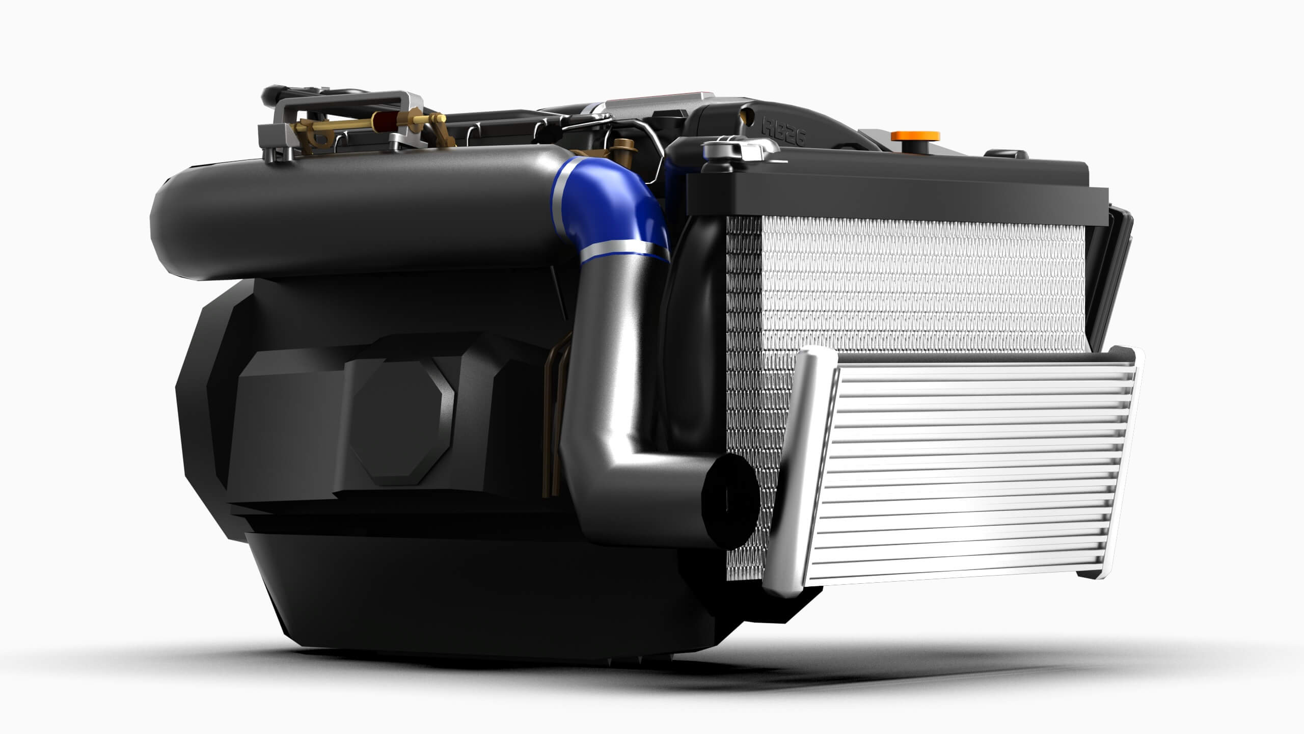 RB26DETT GT-R Engine 3D Model by impulse99
