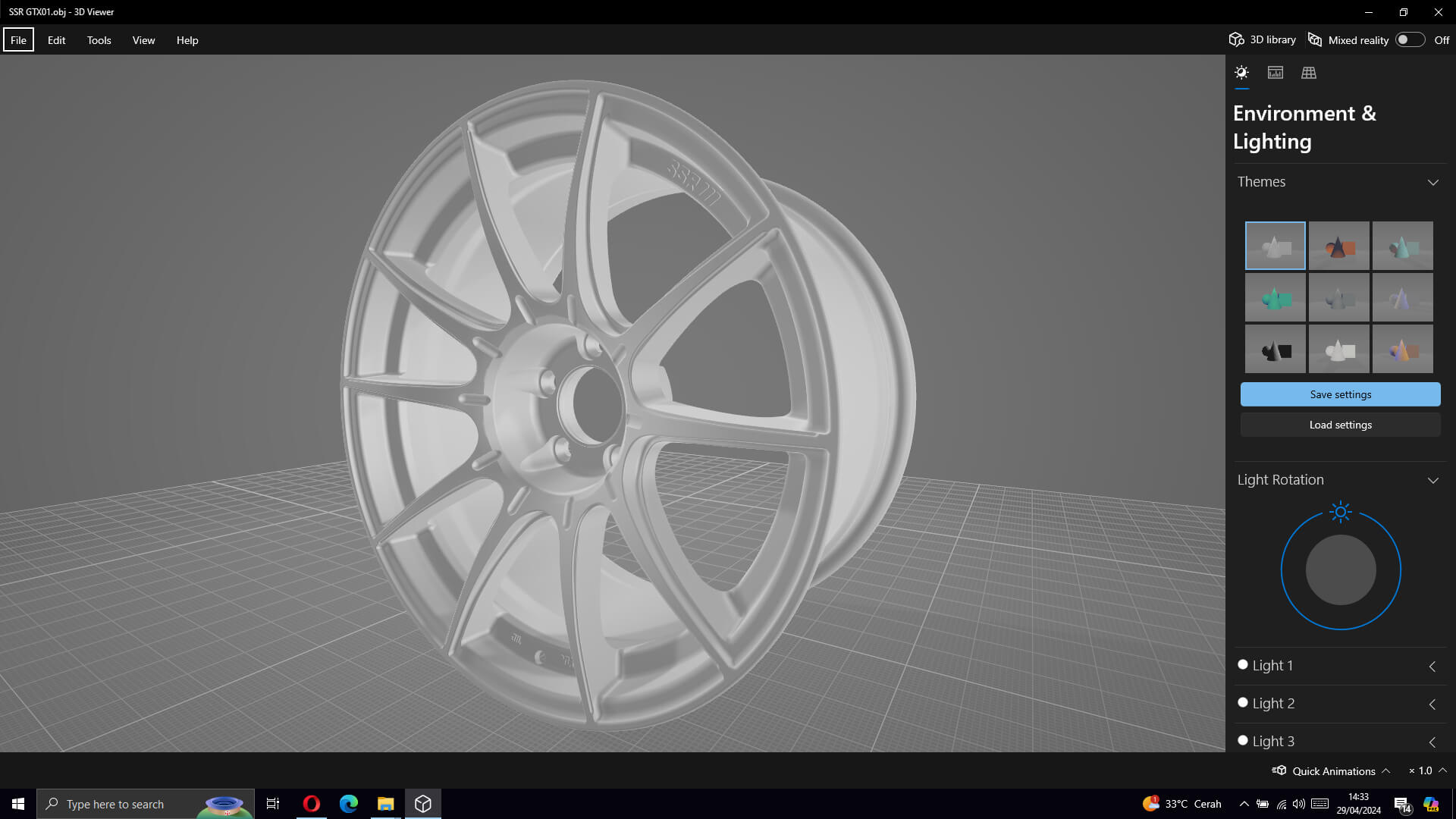 SSR GTX01 Racing - 3D Model by impulse99