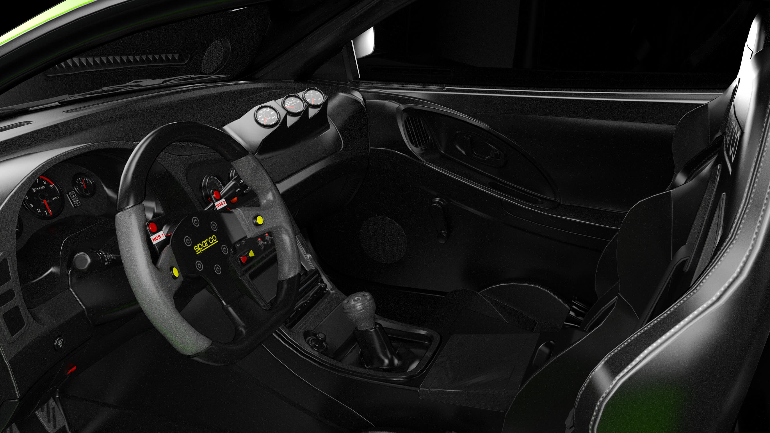 The Fast &The Furious Mitsubishi Eclipse 1995 - 3D Model by impulse99