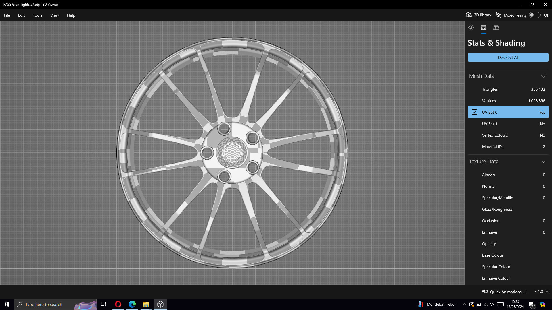 Volk Rays 57 Xtreme - 3D Model by impulse99