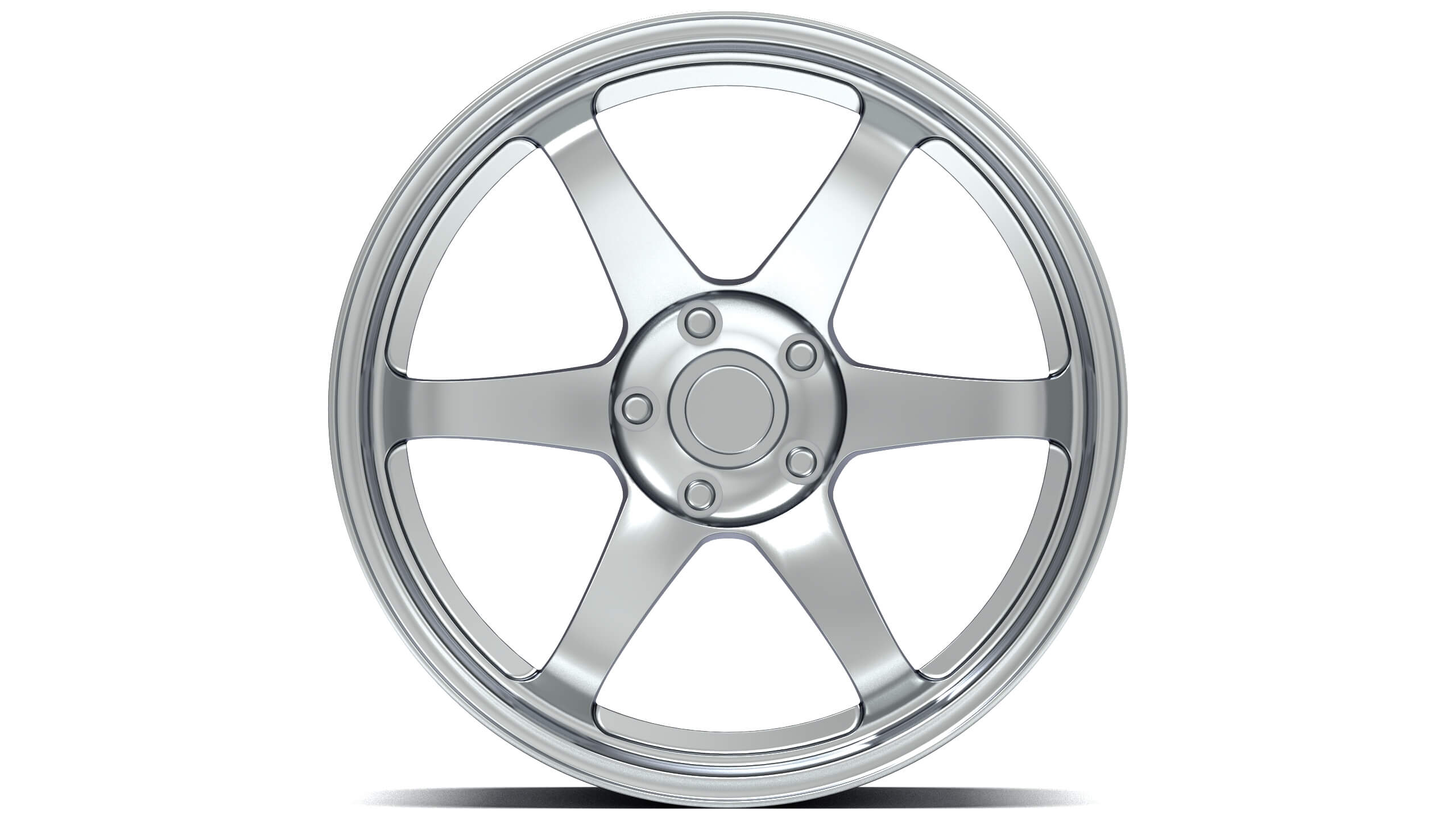 Volk Rays Racing TE37 1-24 Scale 3D Model by impulse99