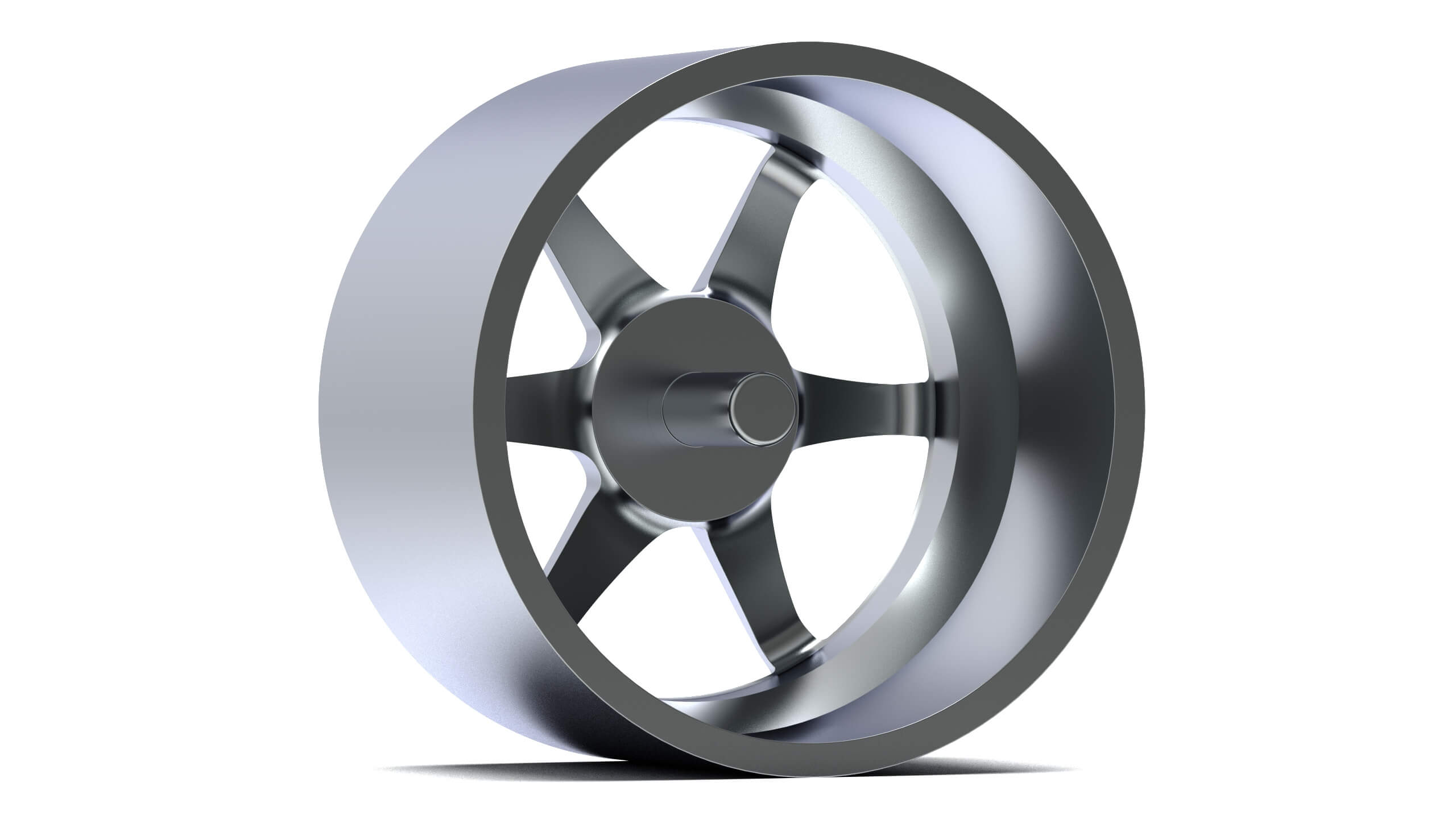 Volk Rays Racing TE37 1-24 Scale 3D Print Model by impulse99