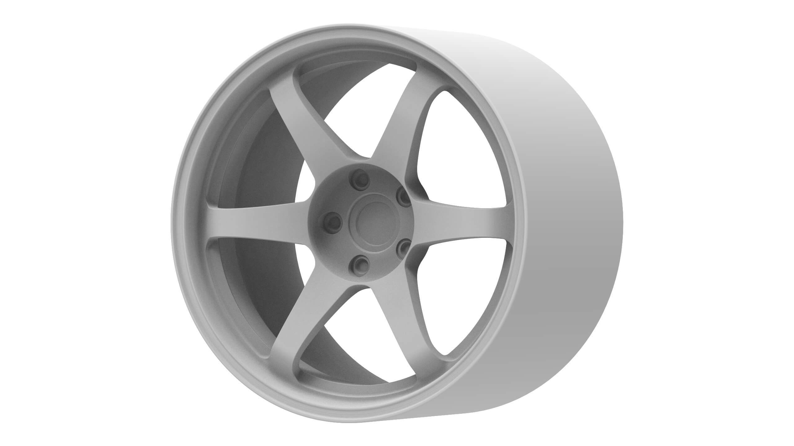 Volk Rays Racing TE37 1-24 Scale 3D Print Model by impulse99