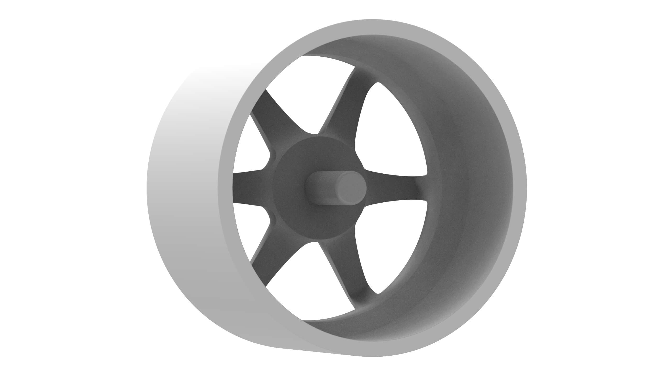 Volk Rays Racing TE37 1-24 Scale 3D Print Model by impulse99