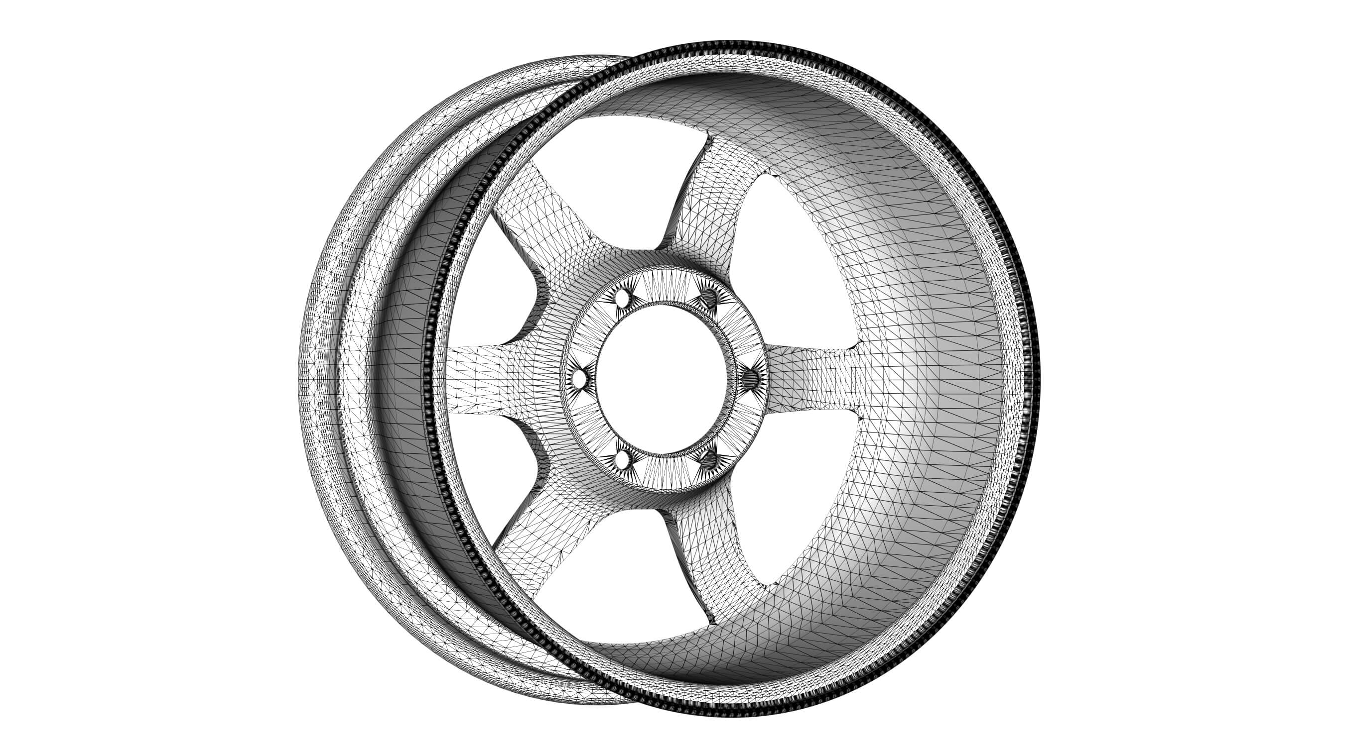 Volk Rays TE37 Progressive - 3D Model by impulse99