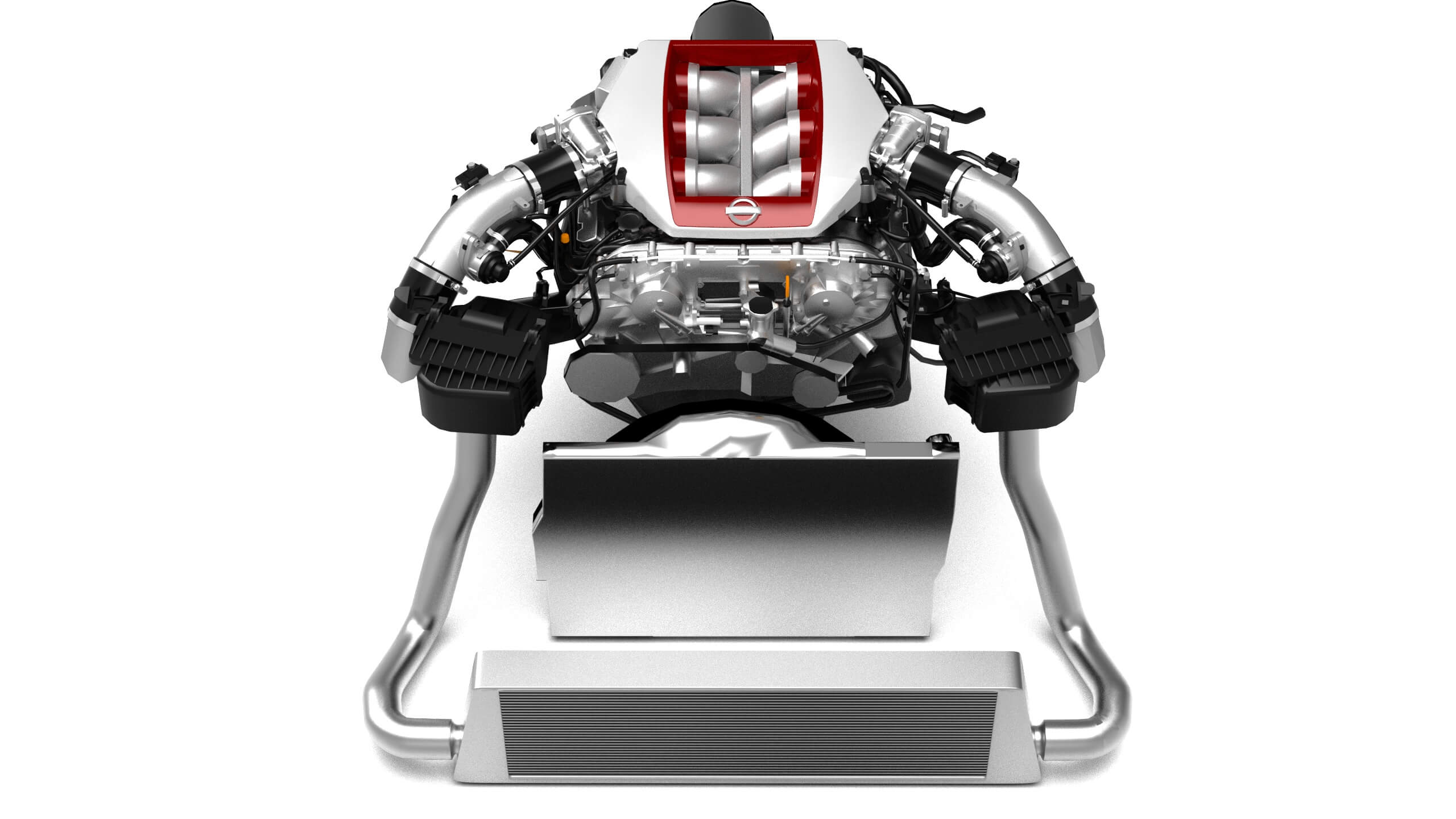 VR38DETT Engine - 3D Model by impulse99