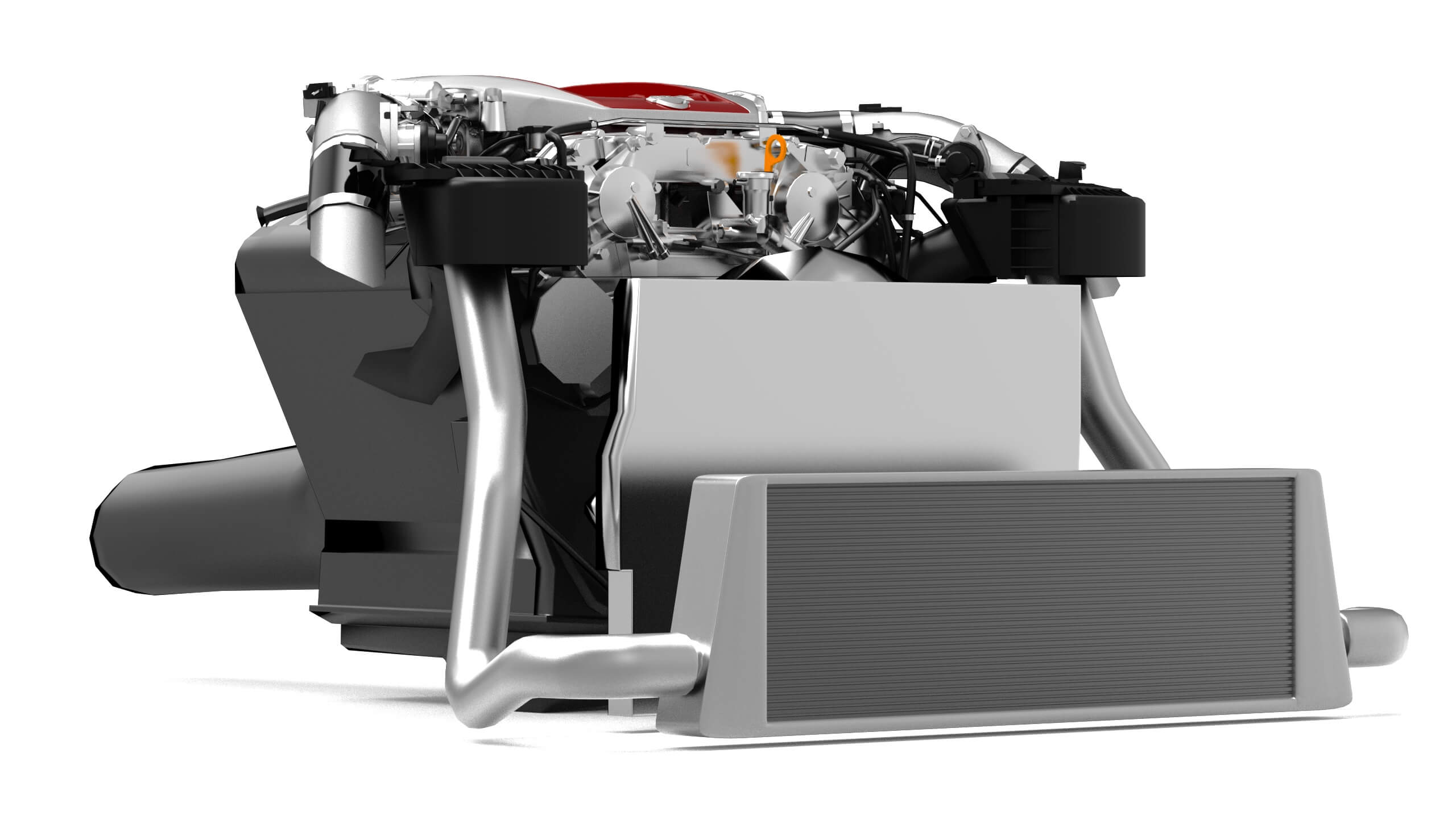 VR38DETT Engine - 3D Model by impulse99