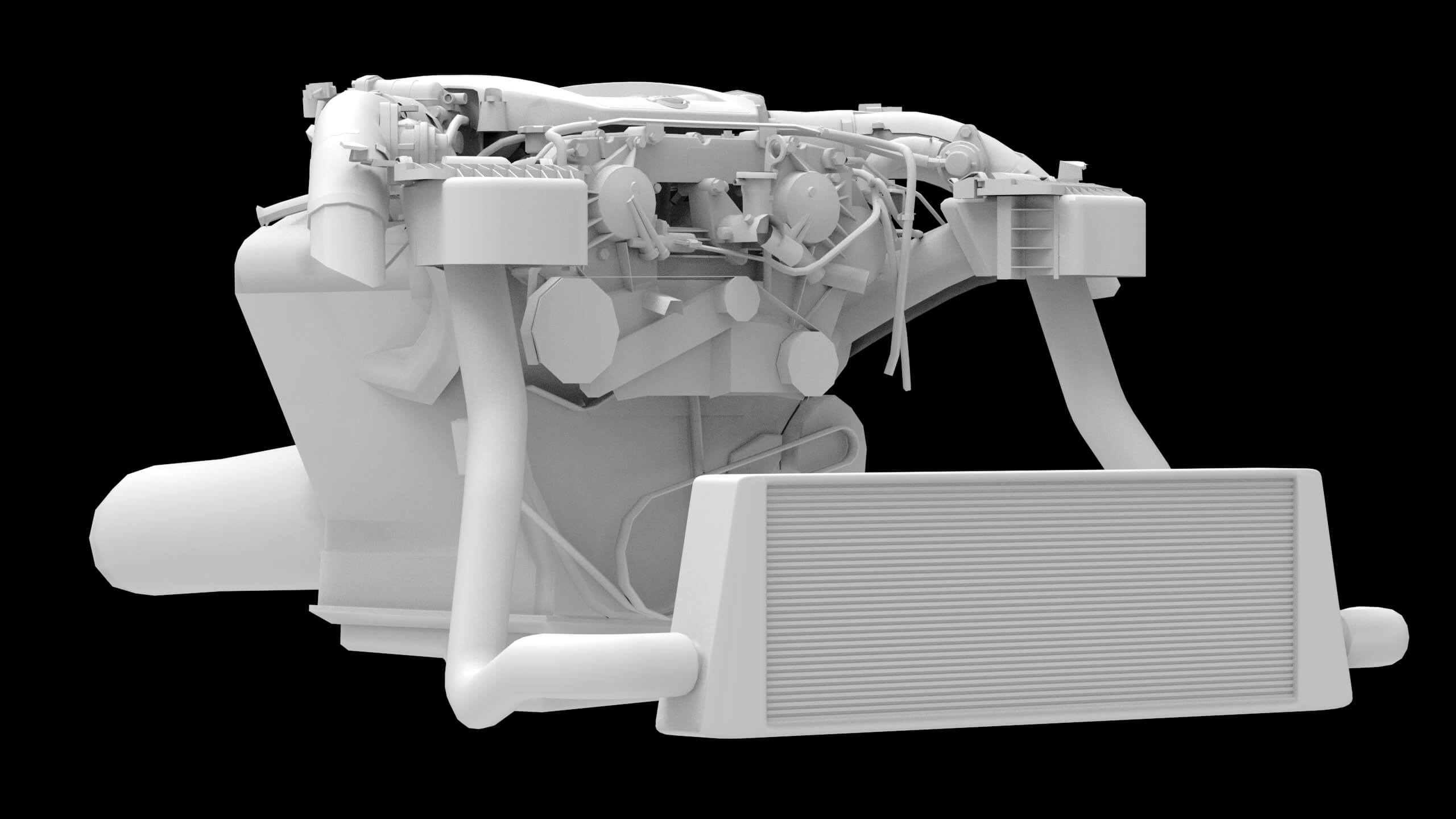 VR38DETT Engine - 3D Model by impulse99