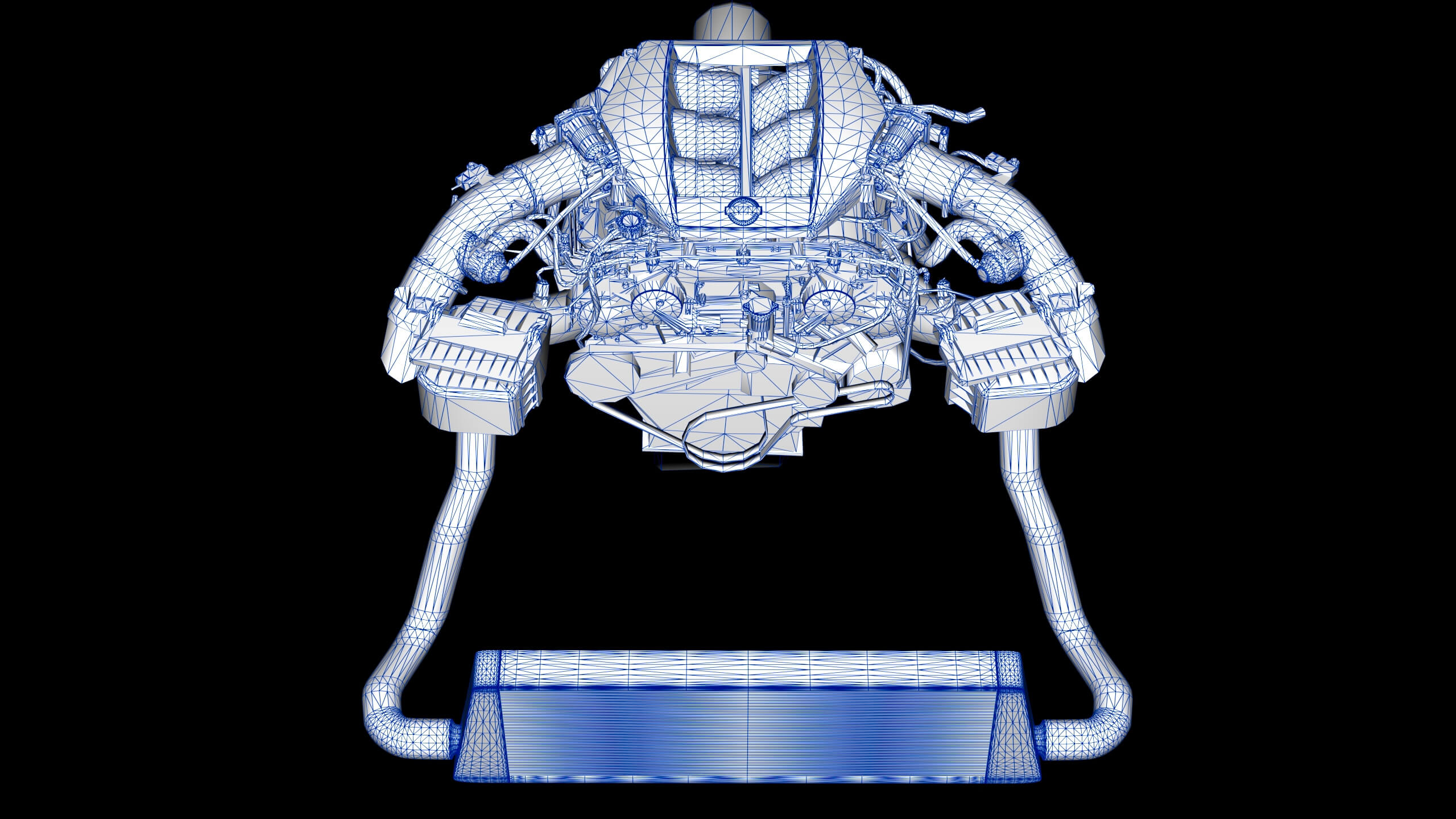 VR38DETT Engine - 3D Model by impulse99