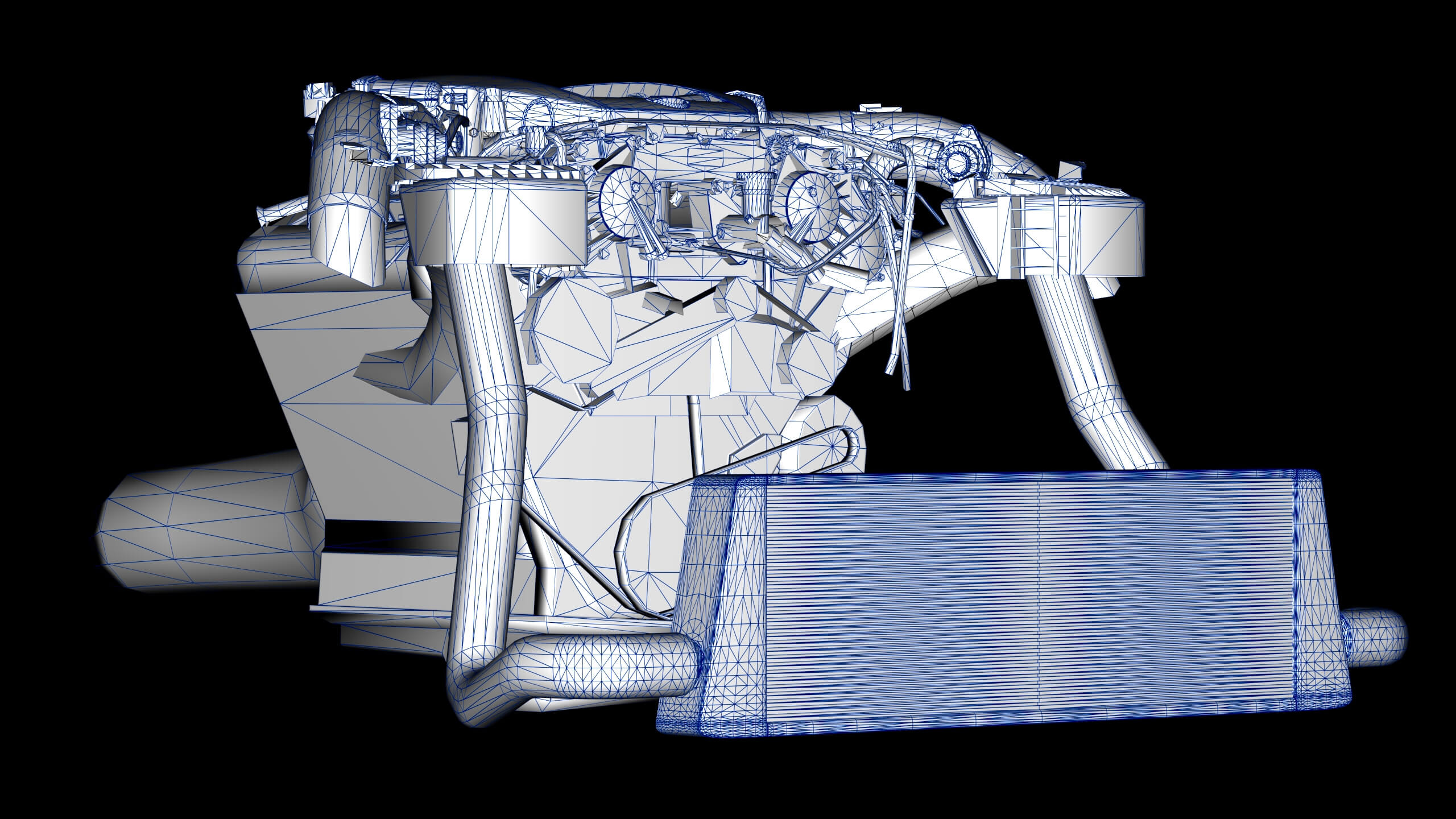 VR38DETT Engine - 3D Model by impulse99