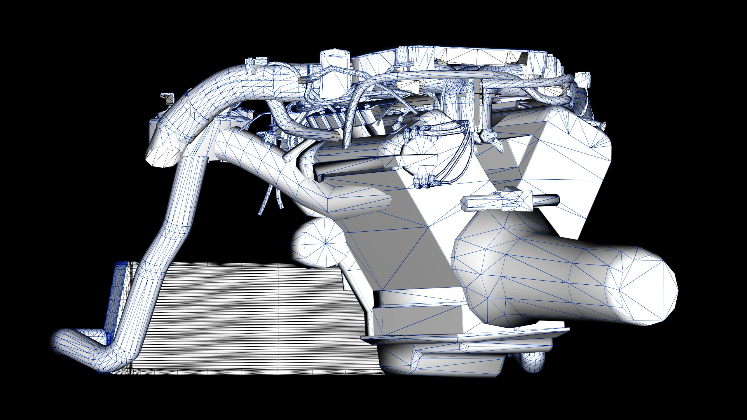 VR38DETT Engine - 3D Model by impulse99