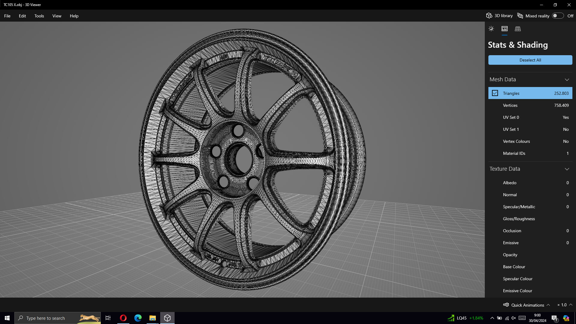 Wedssport Tc105X - 3D Model by impulse99