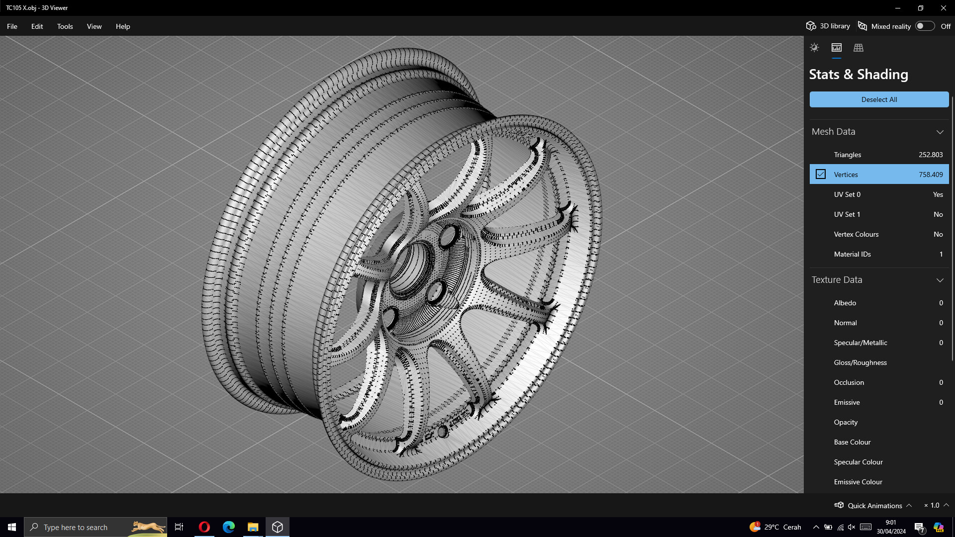 Wedssport Tc105X - 3D Model by impulse99