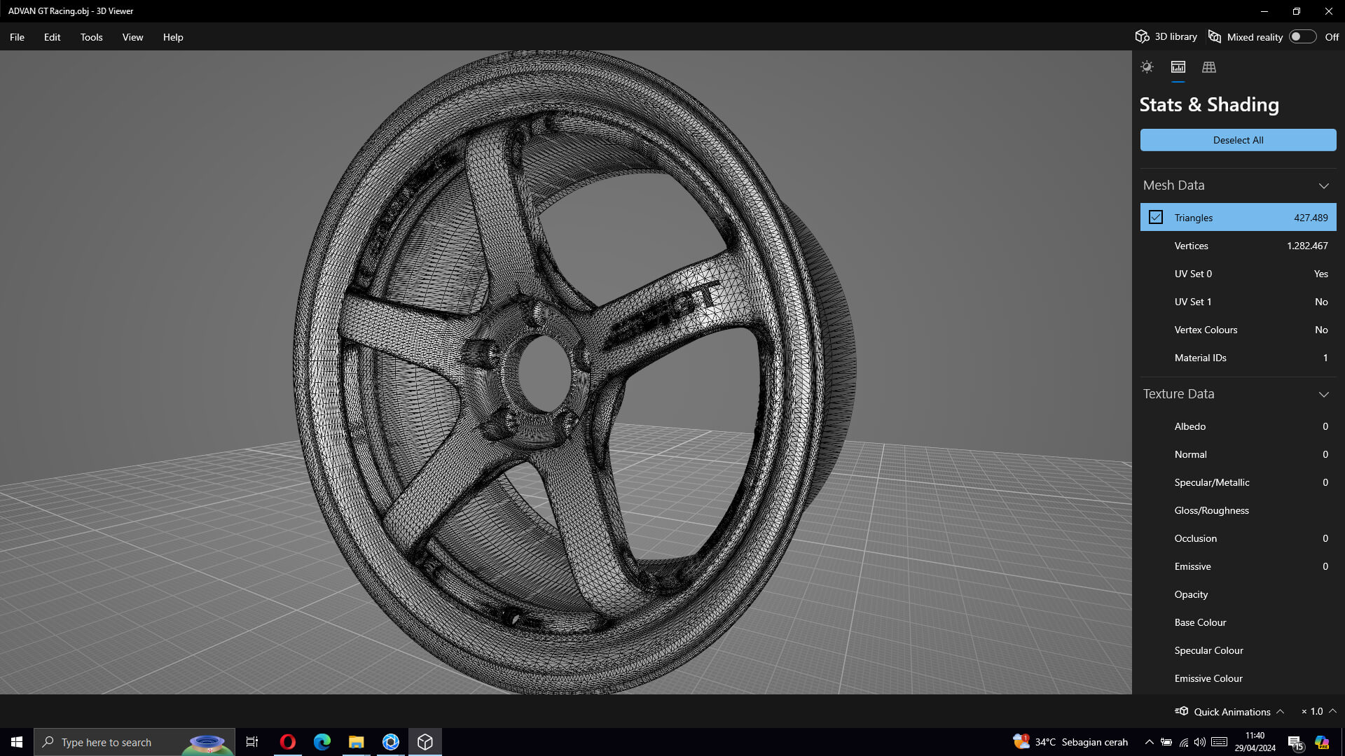 Yokohama Advan GT - 3D Model by impulse99