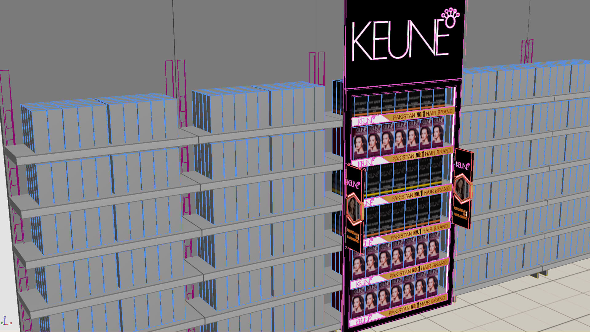 Shelf Frame 3D Model by imranghaffar