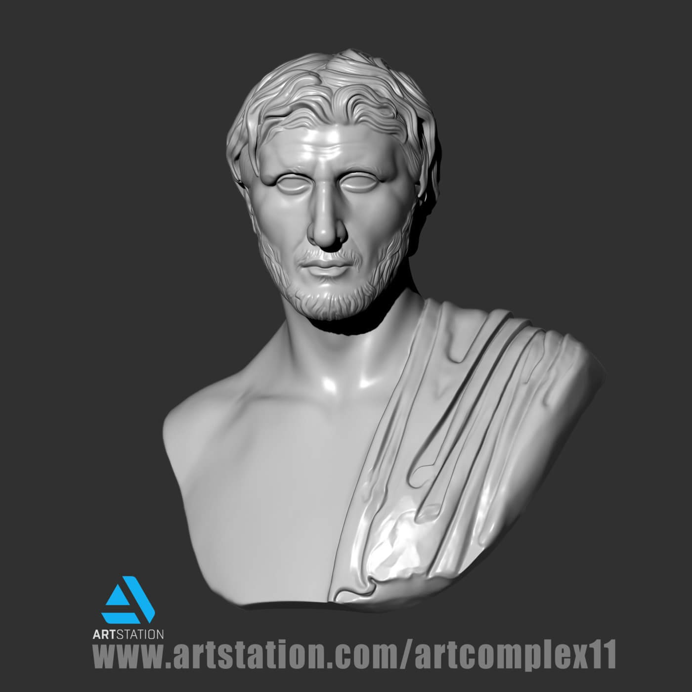 3D Statue 3D Render, Digital Art by ImranTahir_it