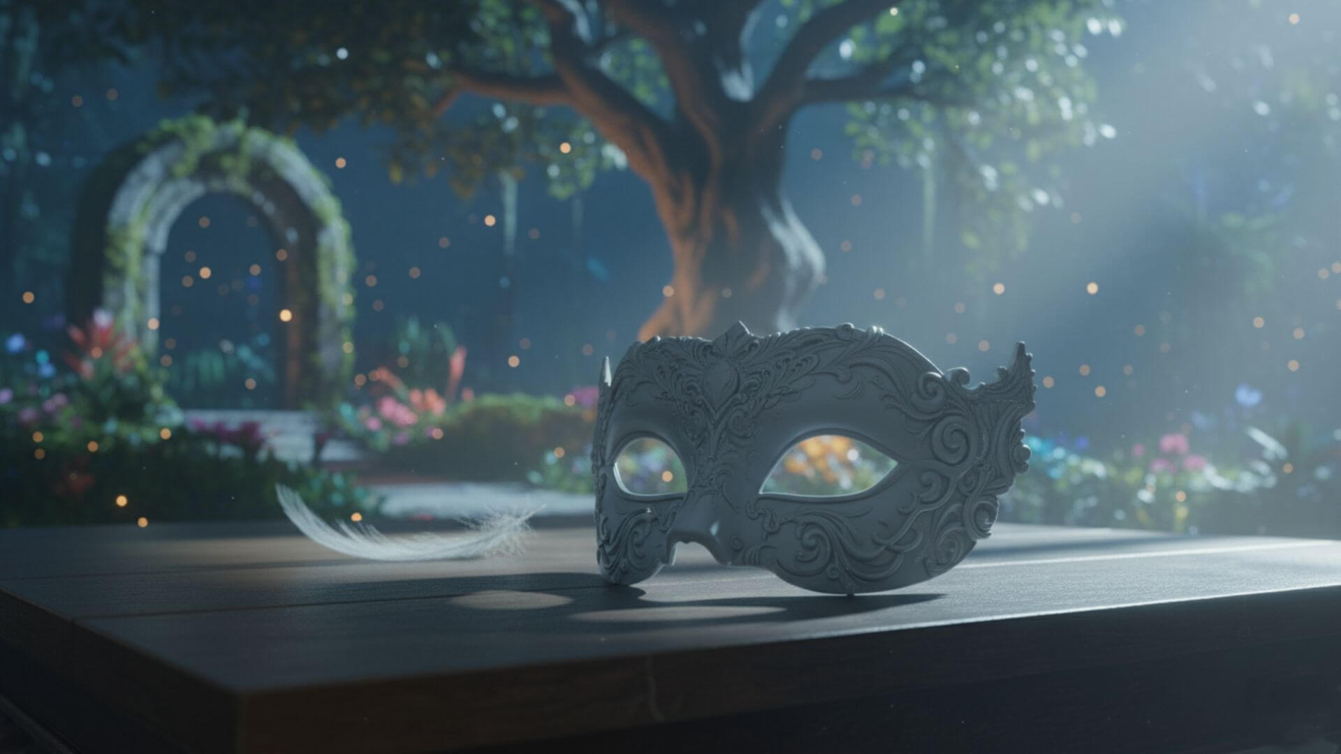 Venetian Masquerade Mask Elegant 3D Printable Party Mask Cosplay & Festival