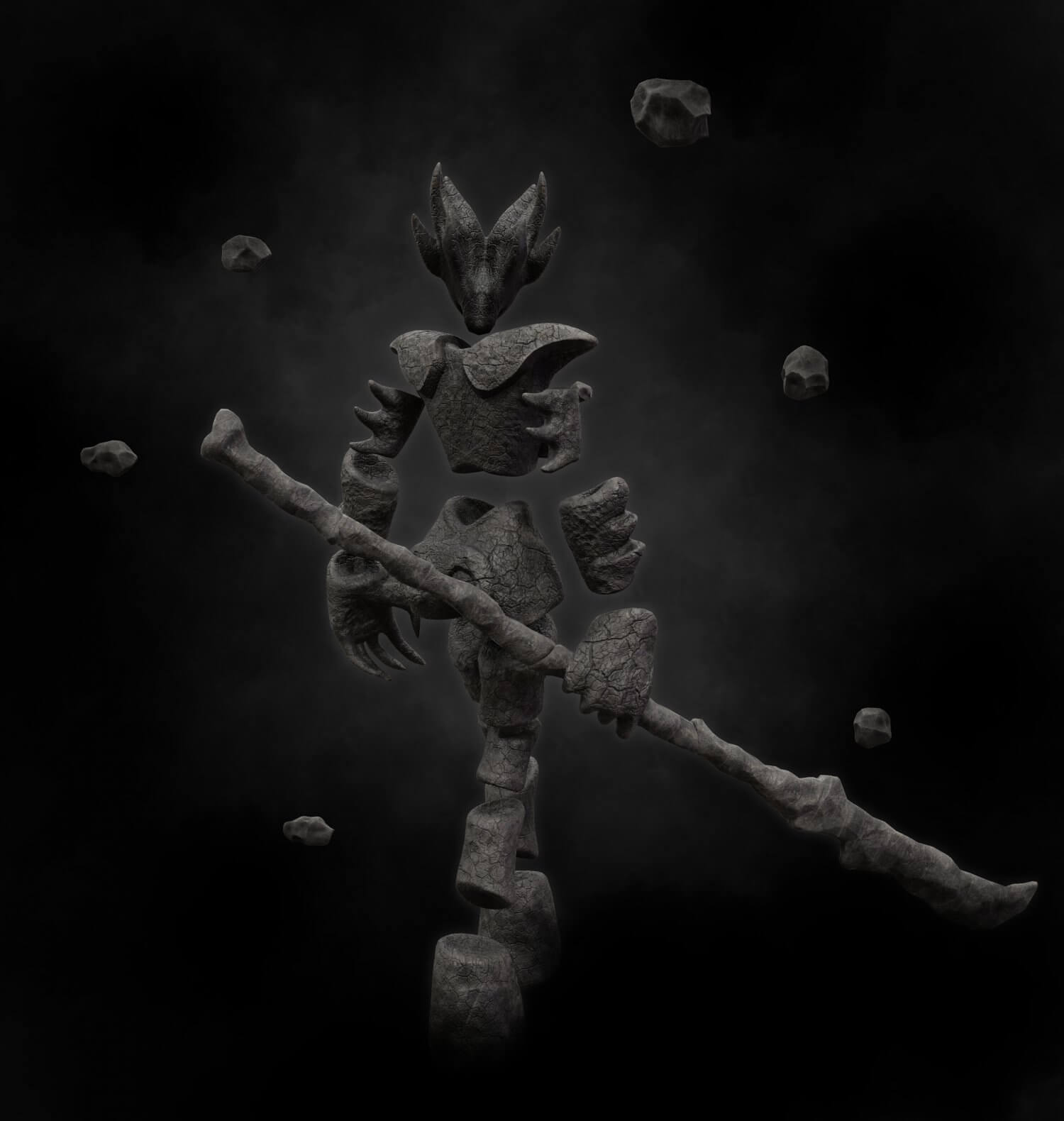 Female Air Elemental - 3D Model by Inalaatzu