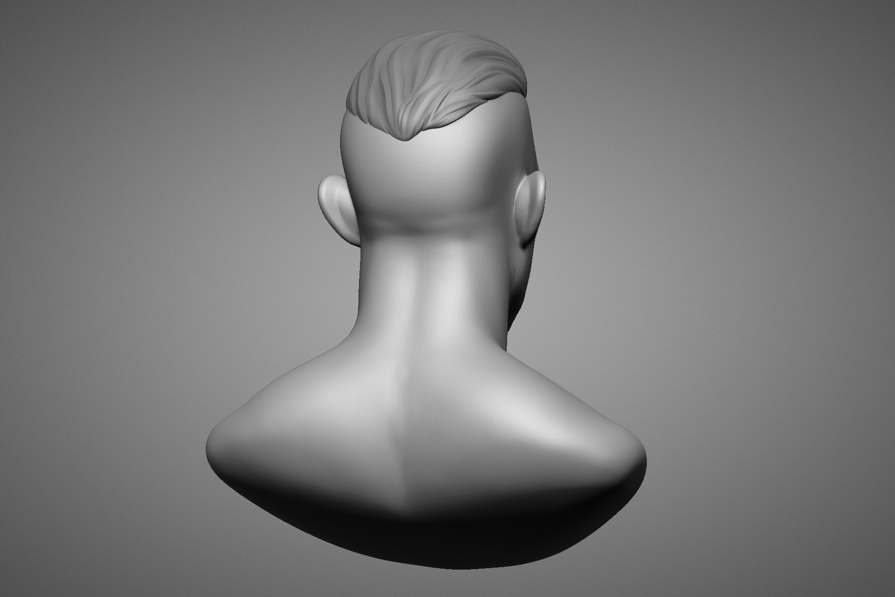 Brute Male Head Sculpt 1 - 3D Model by IndieArt