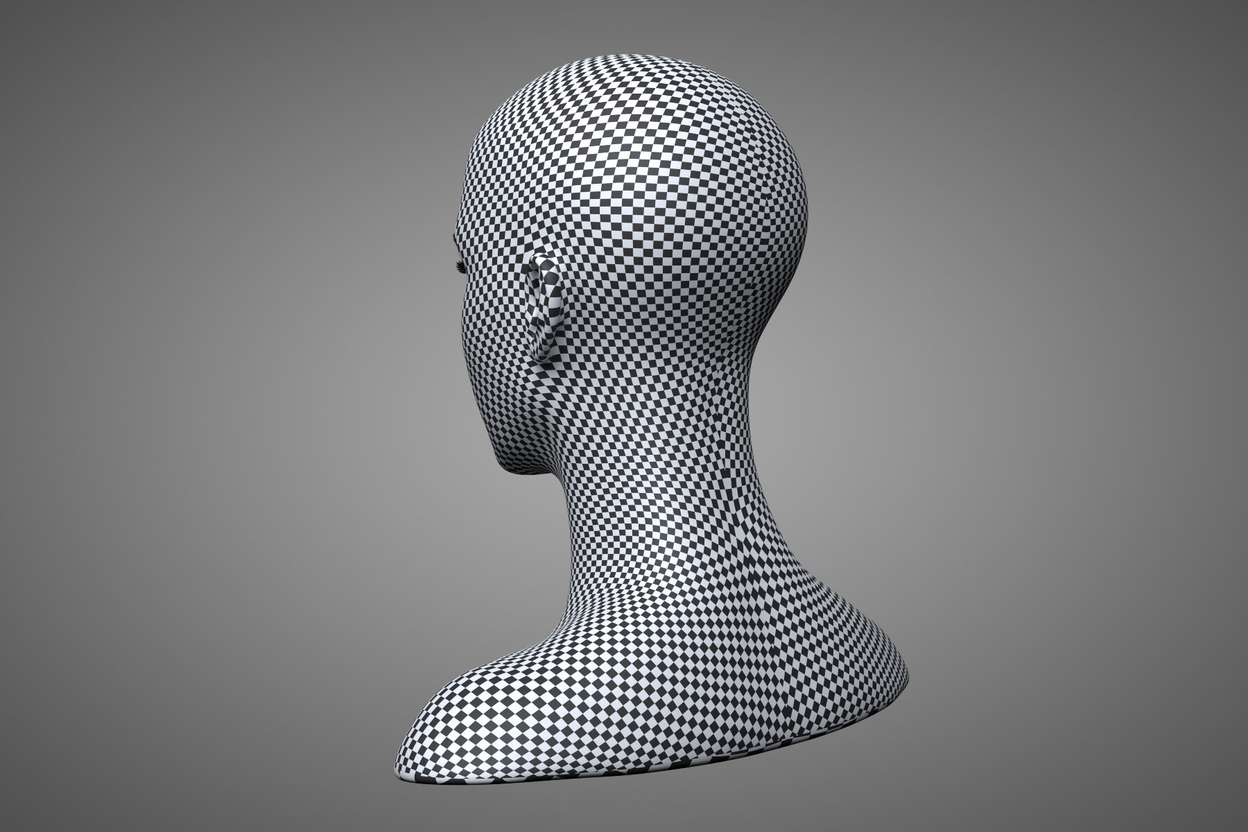 Young Female Head - 3D Model by IndieArt