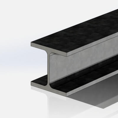 Steel Girder 0,5M, 1M, 2M, 6M - Free 3D Model by IndustrialInspire