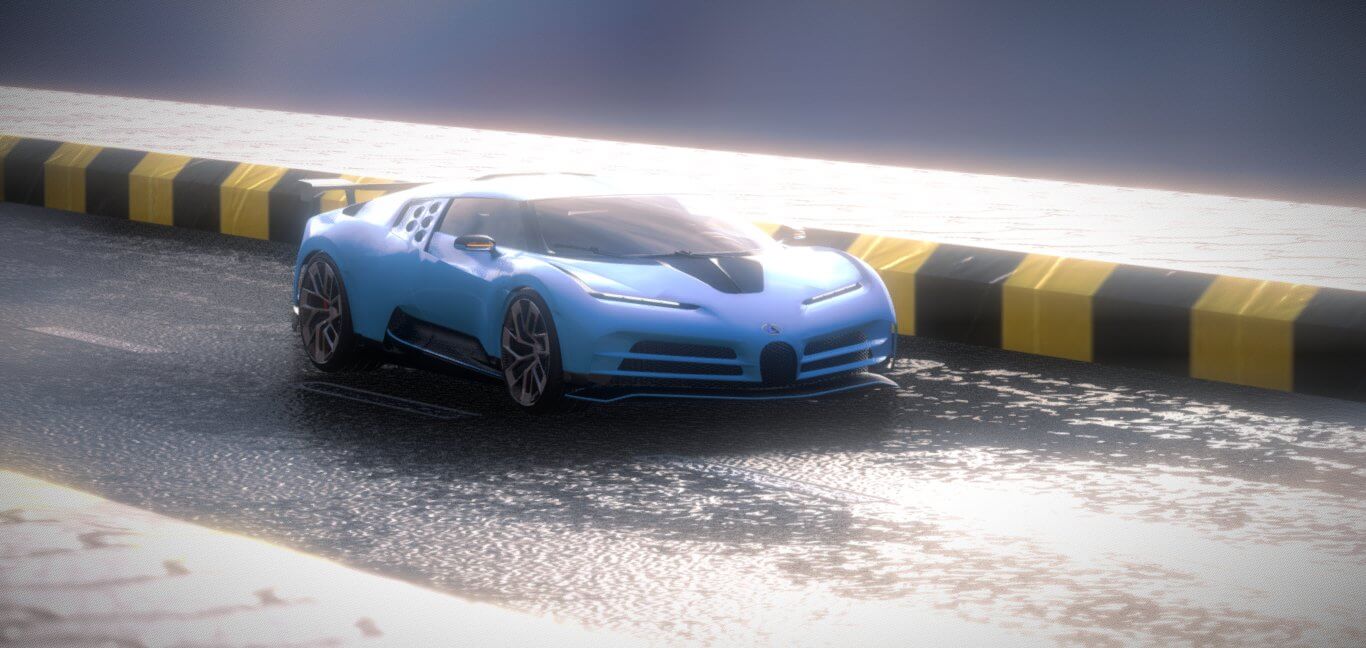 Bugatti Centodieci - 3D Model by IndustryOfAutomobile