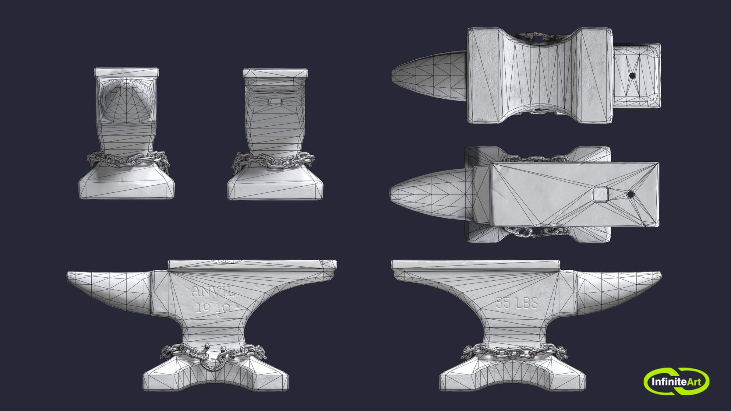 Anvil - 3D Model by INFINITE ART SOLUTIONS